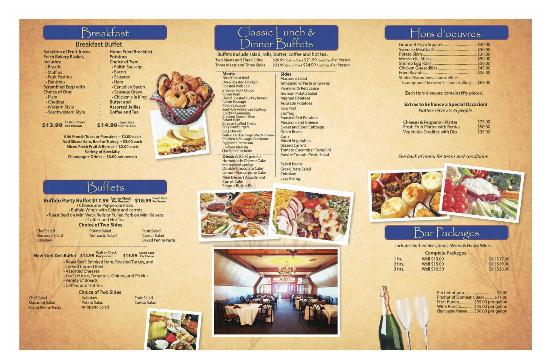 Banquet Catering | Buffalo, Depew & Amherst, NY | Elma Towne Grille