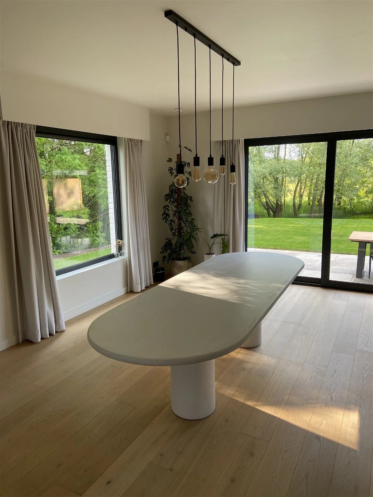 Een mortex eettafel maken
