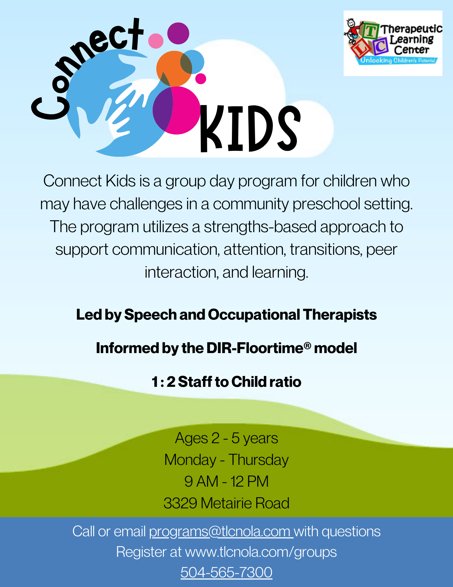 Therapeutic Learning Center - Metairie, LA - Groups/Programs