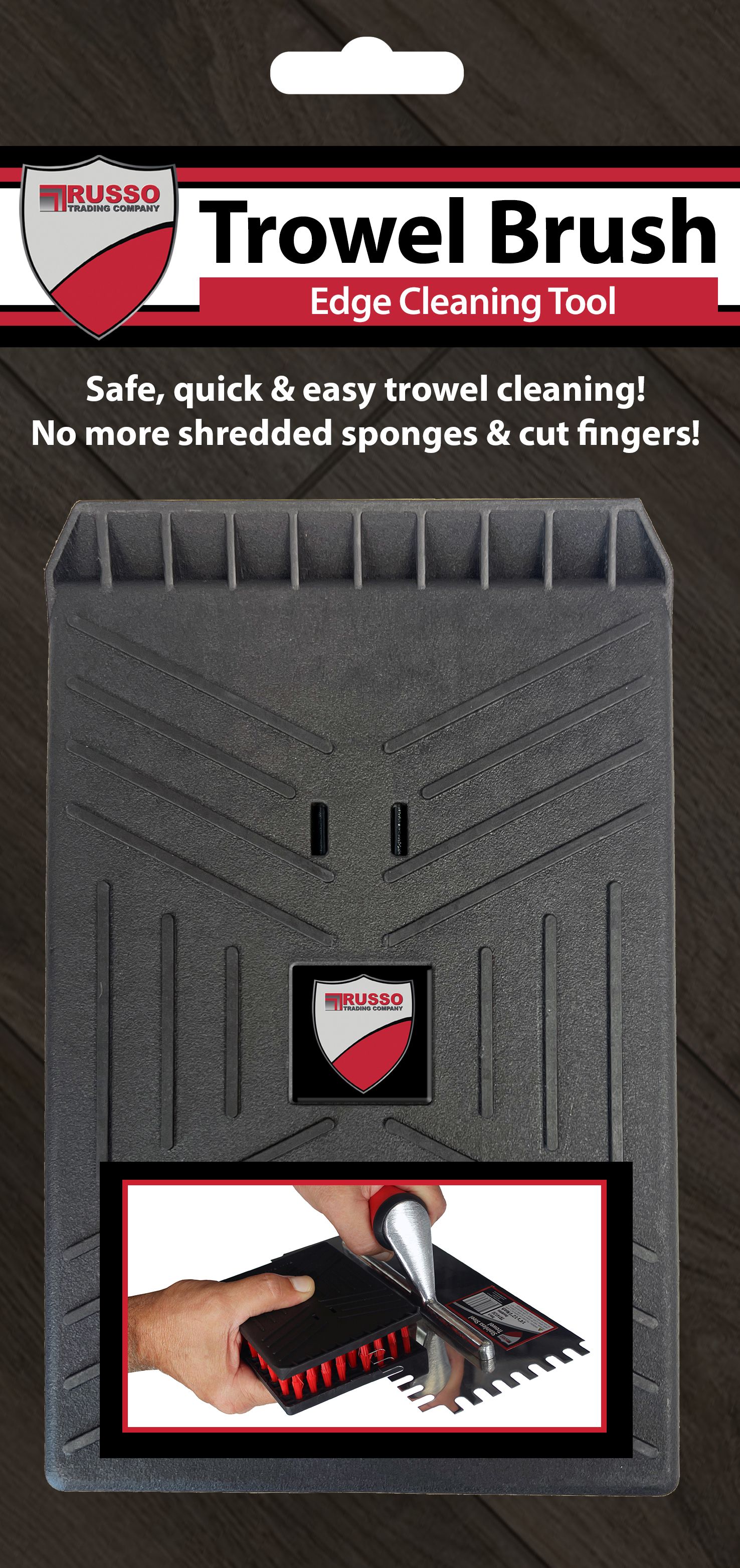 RTC Trowel Brush with Scraper Edge | Trowel Cleaner – RTC Products