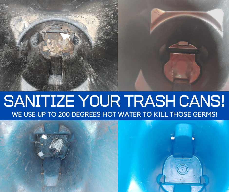 Residential Cleaning & Sanitizing | Spick & Span Trash Cans