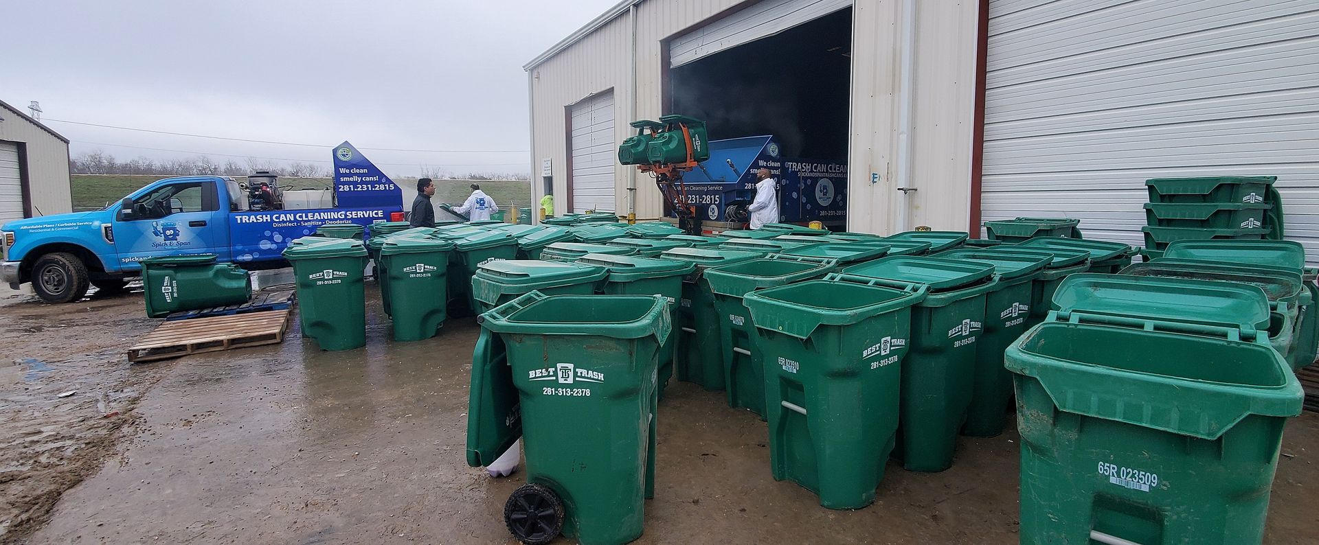 Residential Cleaning & Sanitizing | Spick & Span Trash Cans