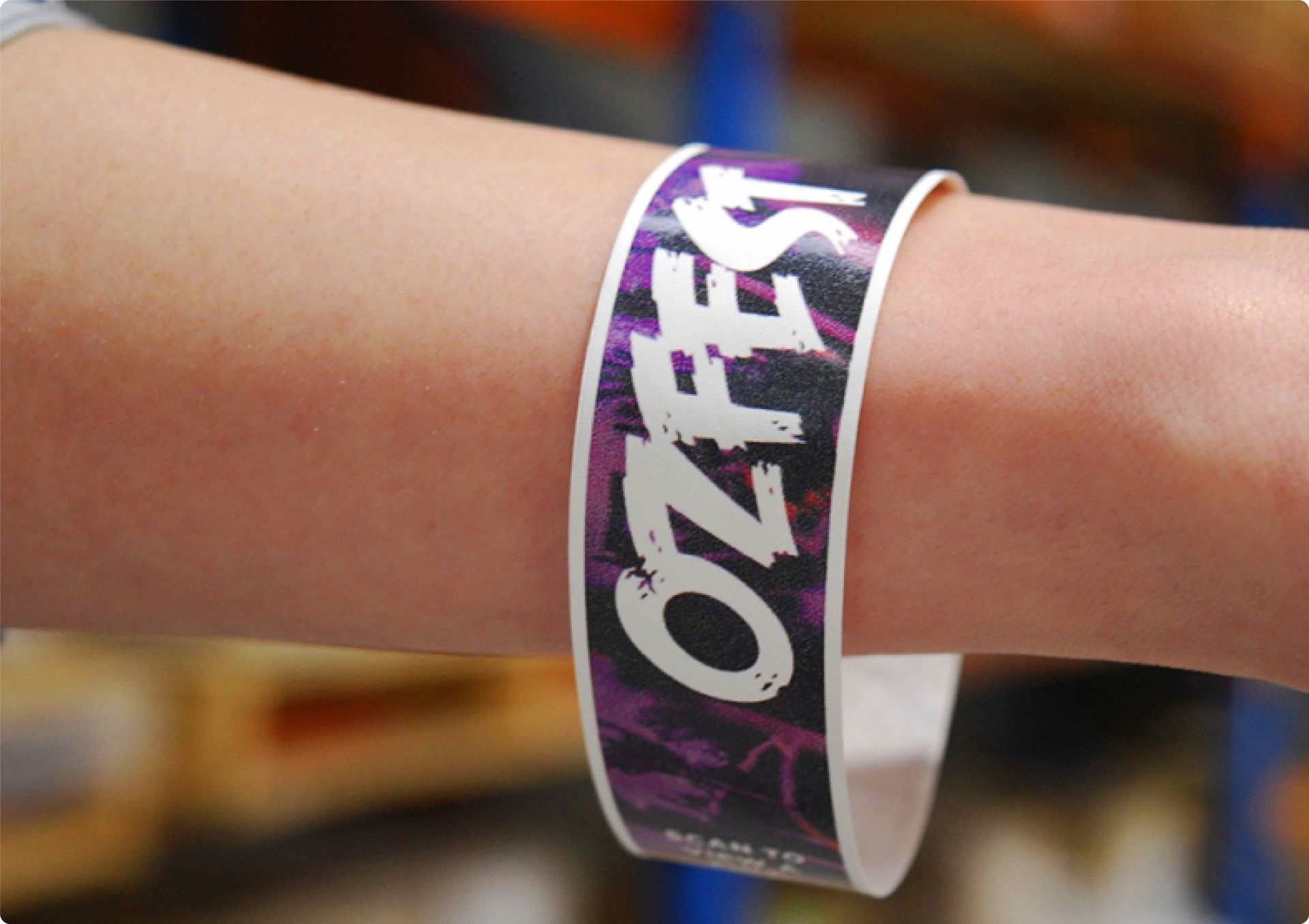 Tyvek Wristbands with full color print - colorful & vibrant - DQ Shop