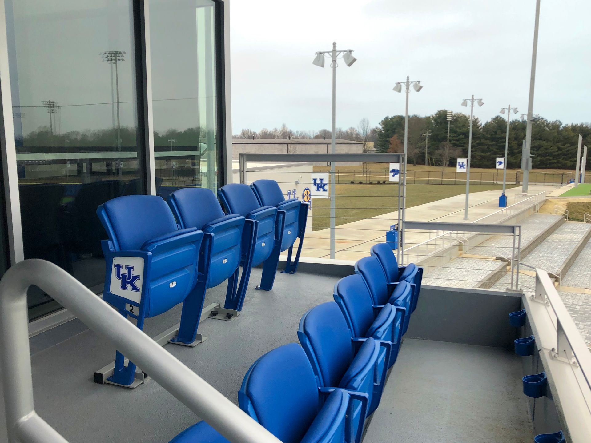 Interkal | AURA Slat Seating at UK Baseball Stadium.