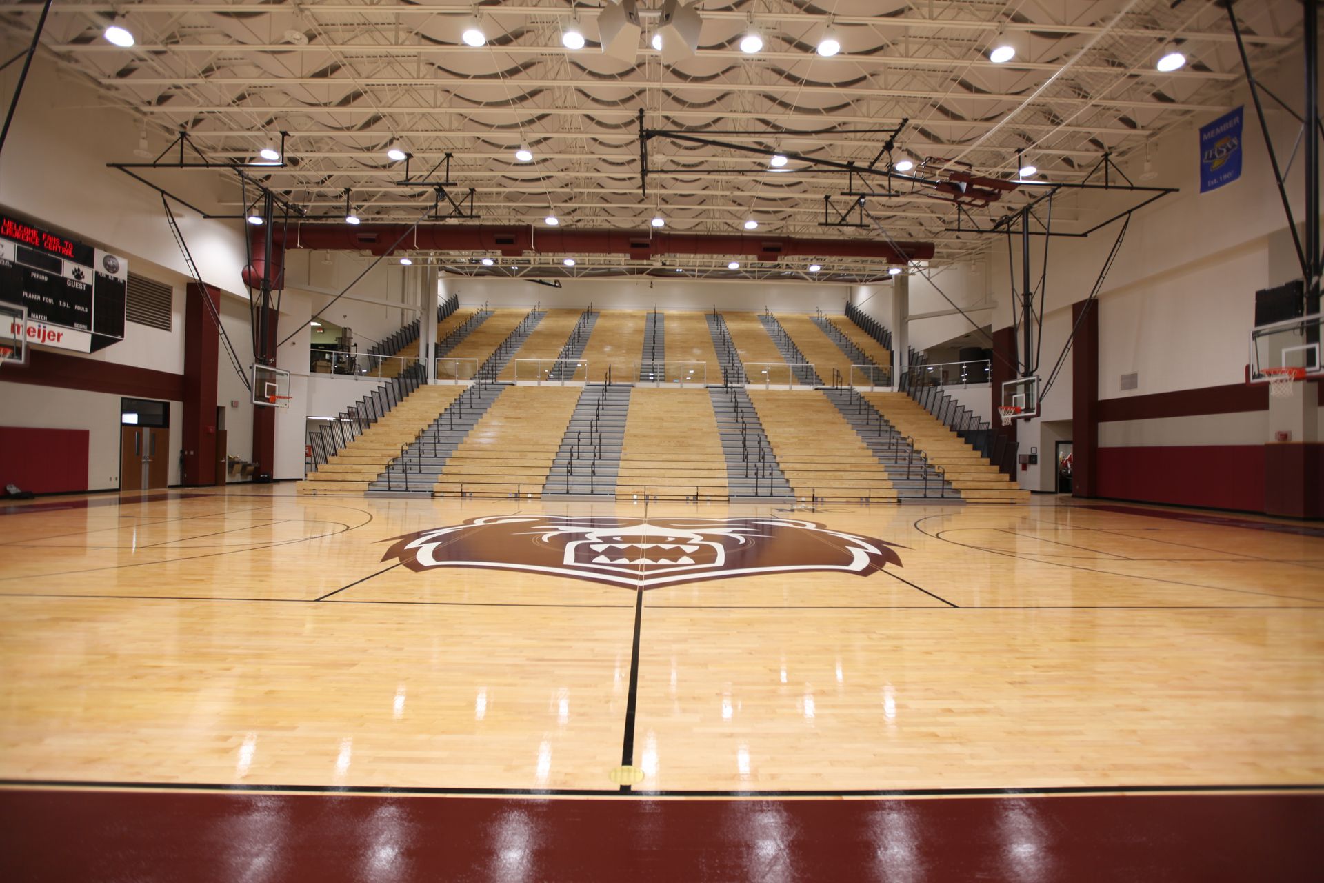 Interkal | Lawrence Central Classic Wood Bleachers