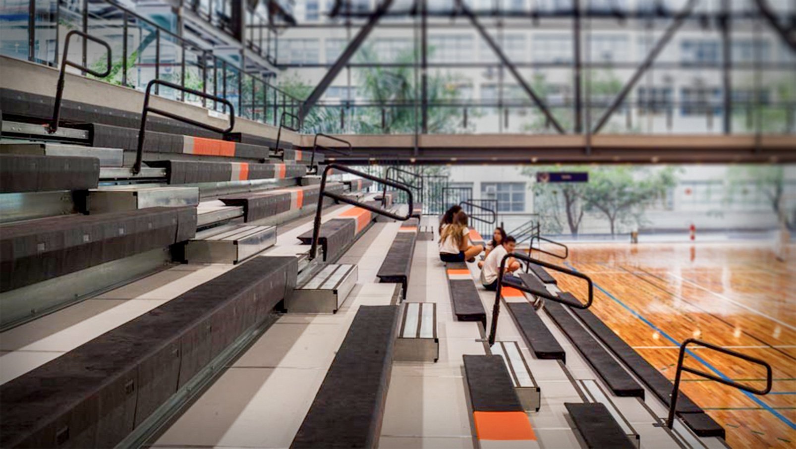 Interkal | ESM Telescopic Bleachers in Colégio São Luis