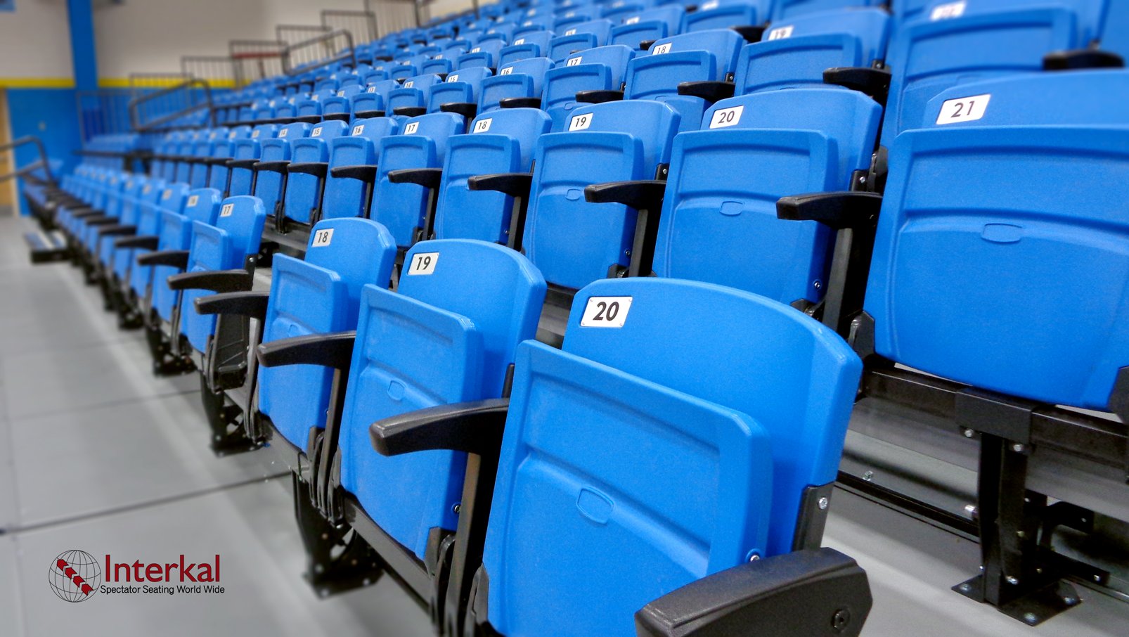 Interkal | Seating Options for Telescopic Bleachers, Fixed Seating
