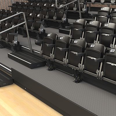 Interkal | Hemet HS Blackout Telescopic Bleachers