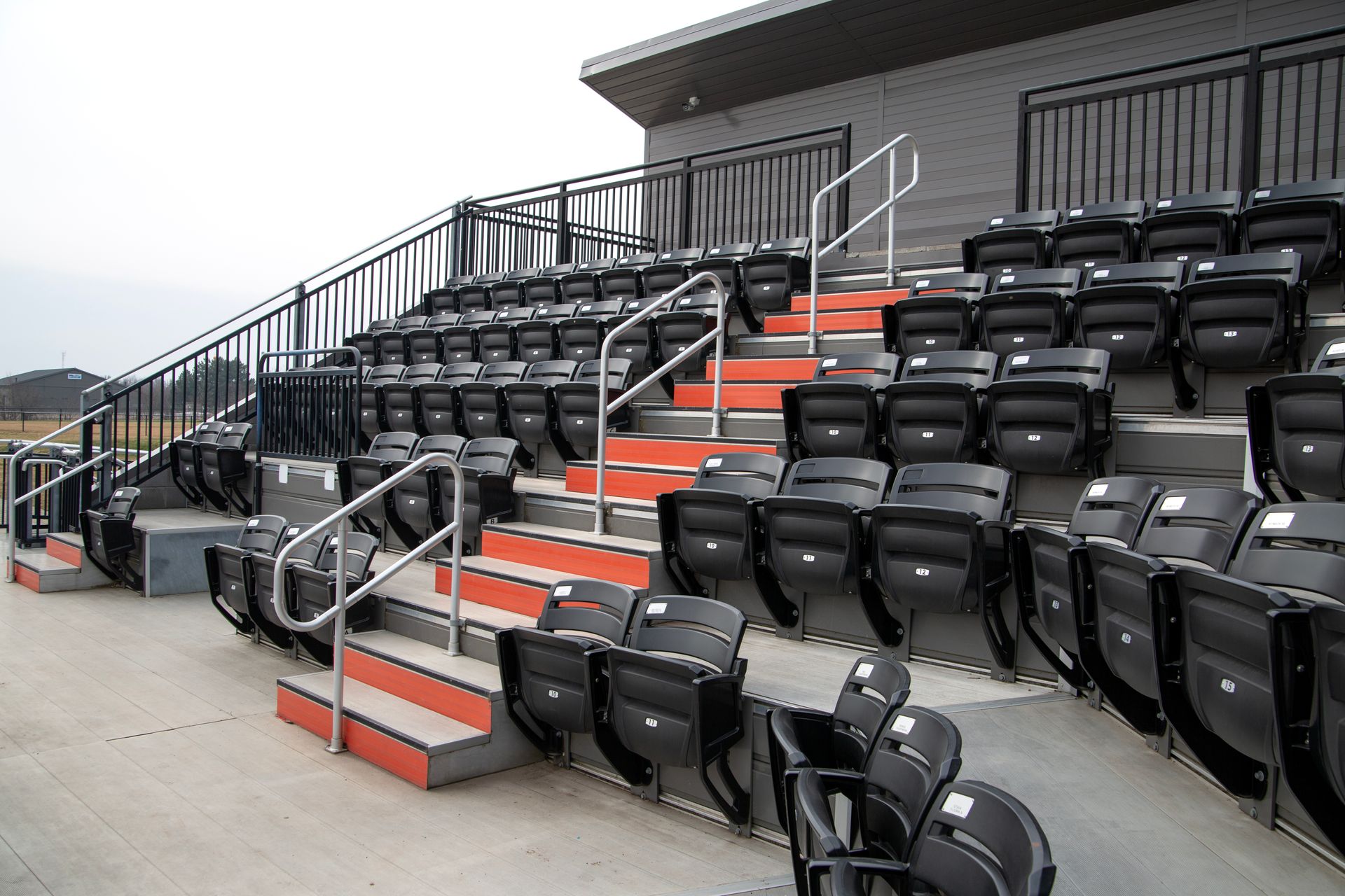 Interkal | AURA Slat Seating, Brother Rice Warrior Park