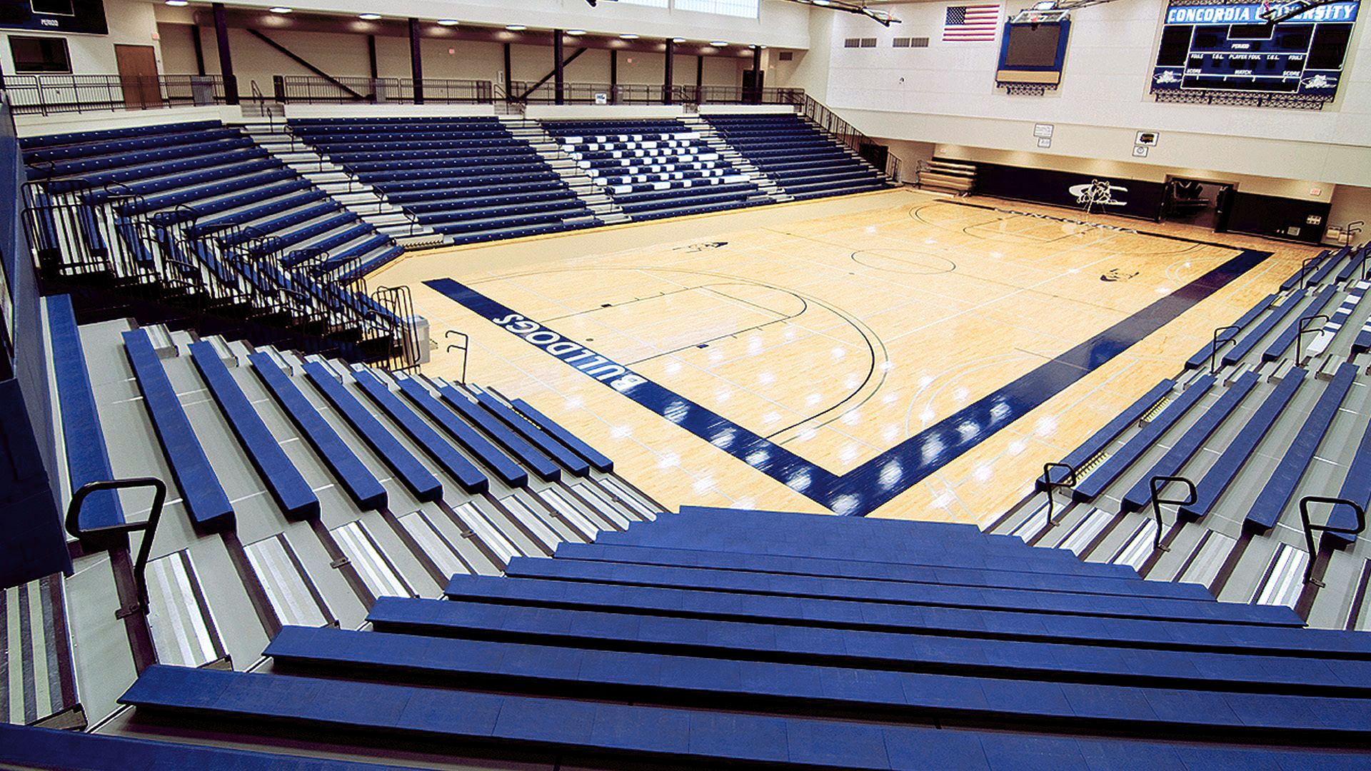 Interkal | Telescopic Bleachers at Concordia University