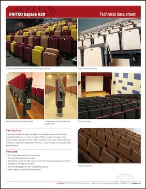 Interkal | UNITED Platform Seating for Auditoriums
