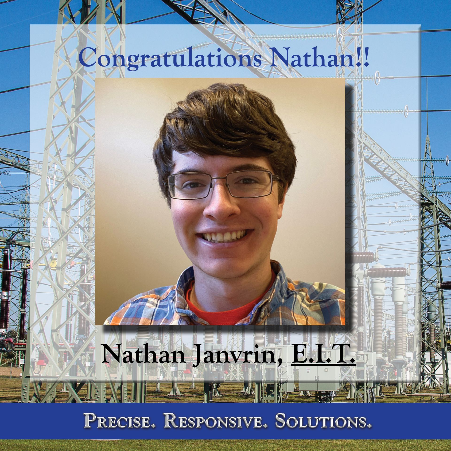 Nathan Janvrin Passes Electrical FE Exam