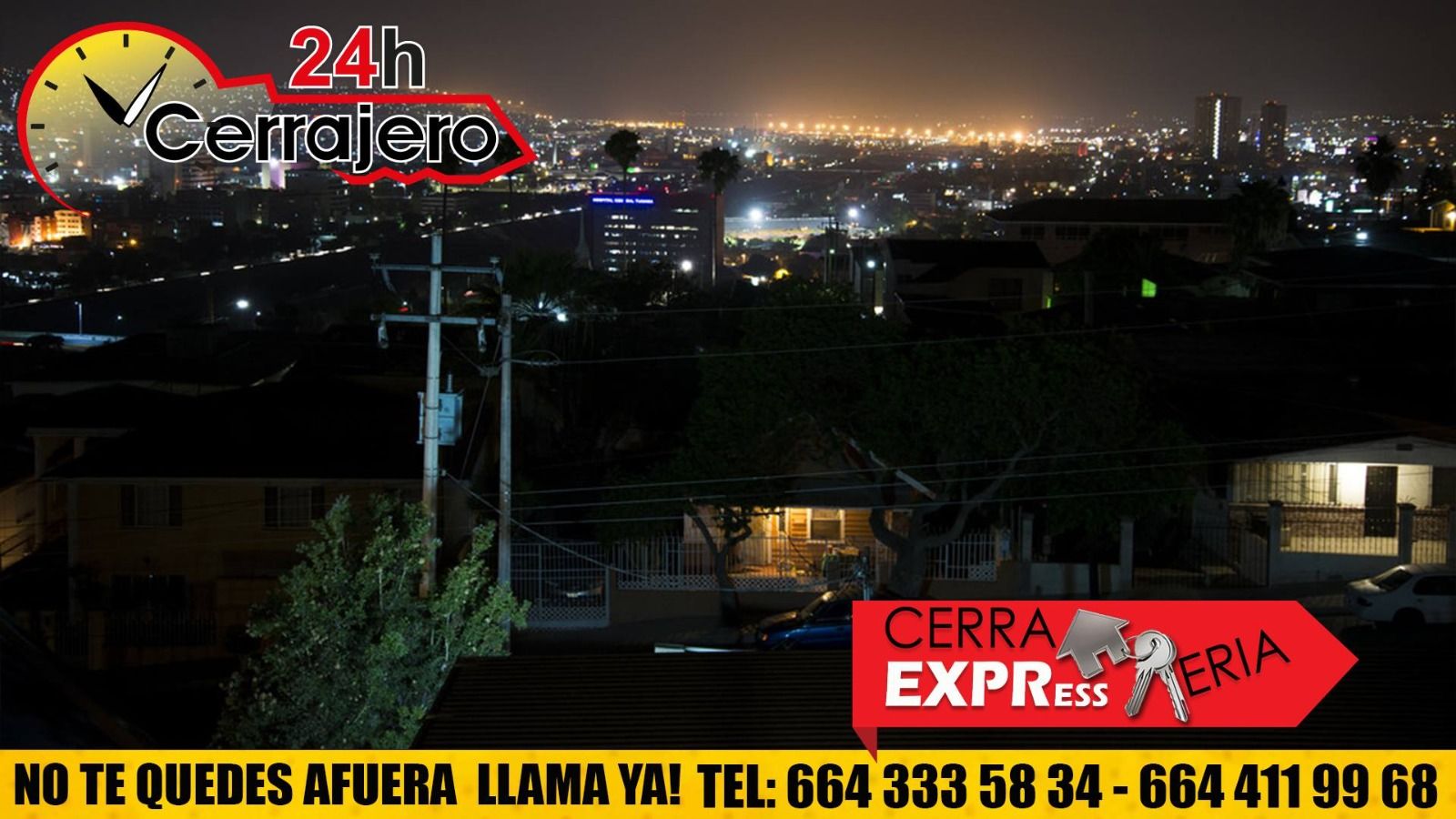 Cerrajería 24 horas en Baja California - Cerrajería Express Tijuana