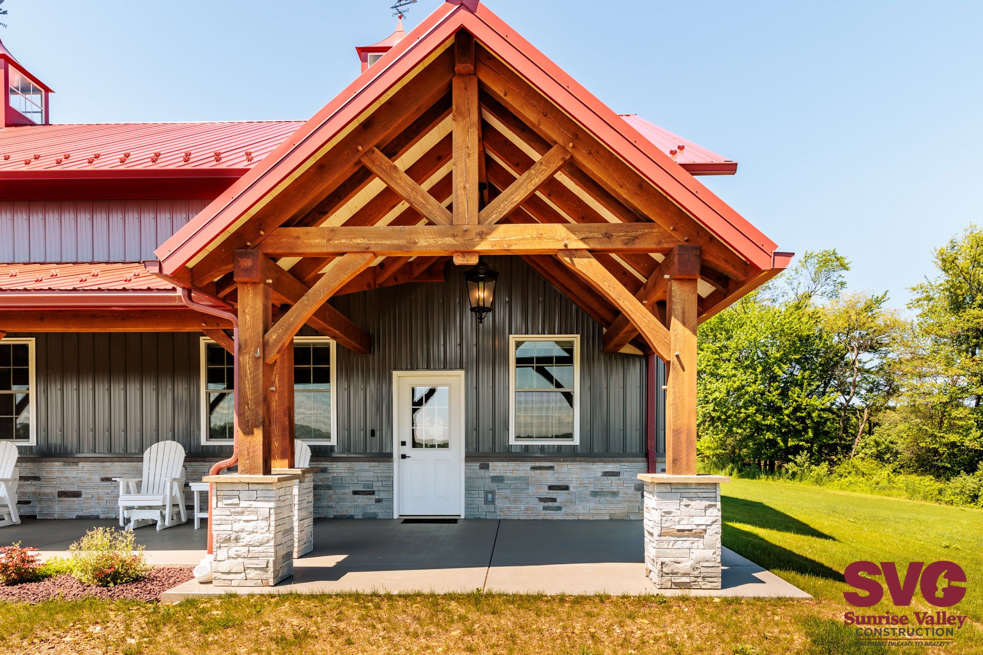 Timber Frames Photo Gallery | Sunrise Valley Construction