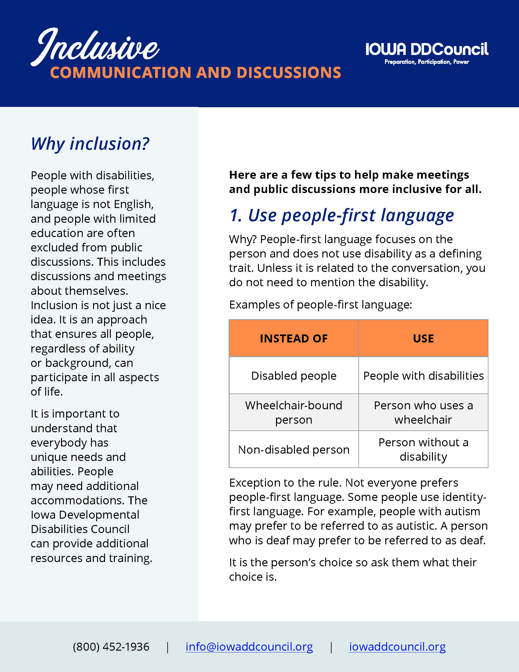 Inclusive Communication