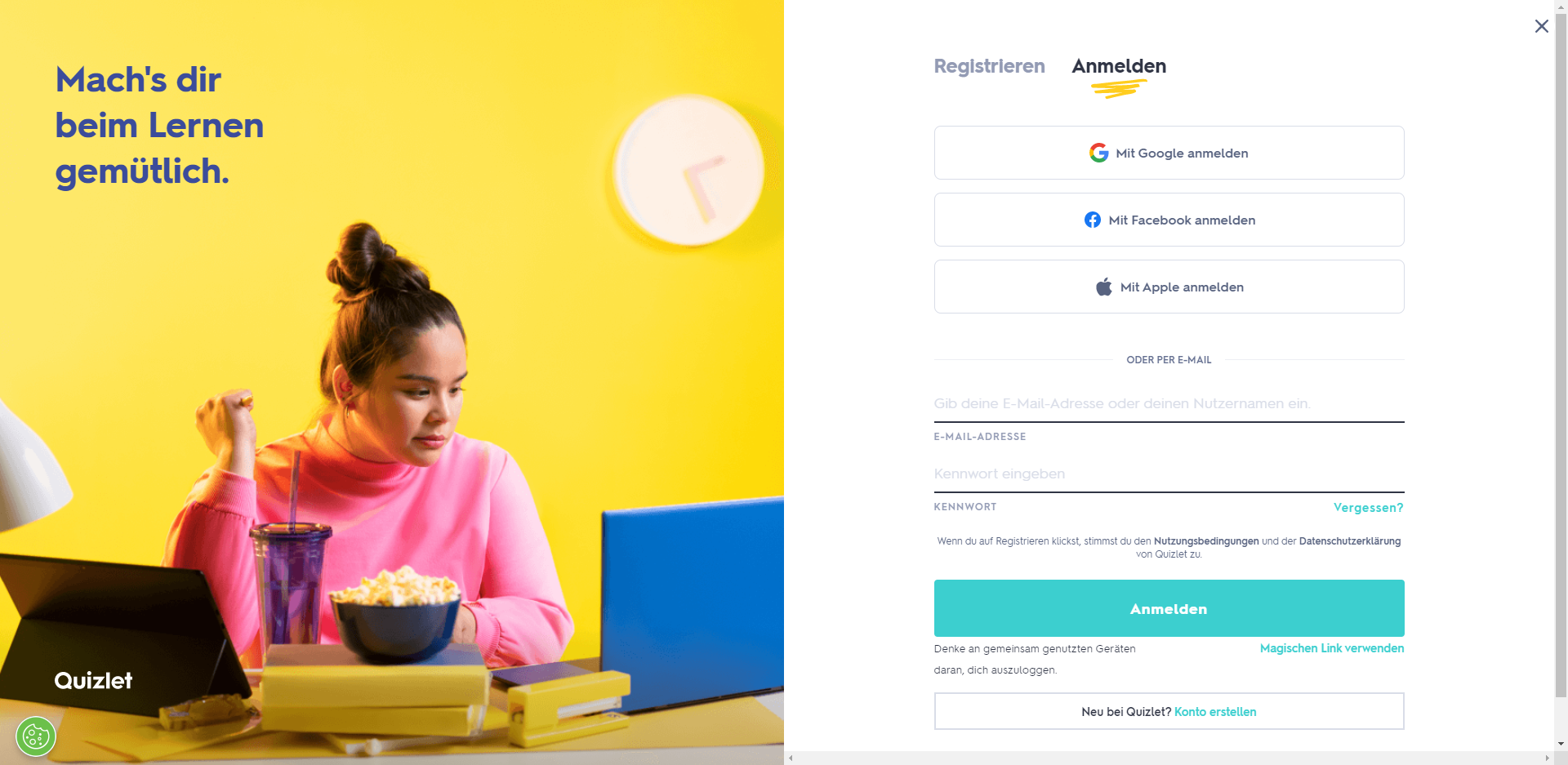 Quizlet Login - Language Learning Apps
