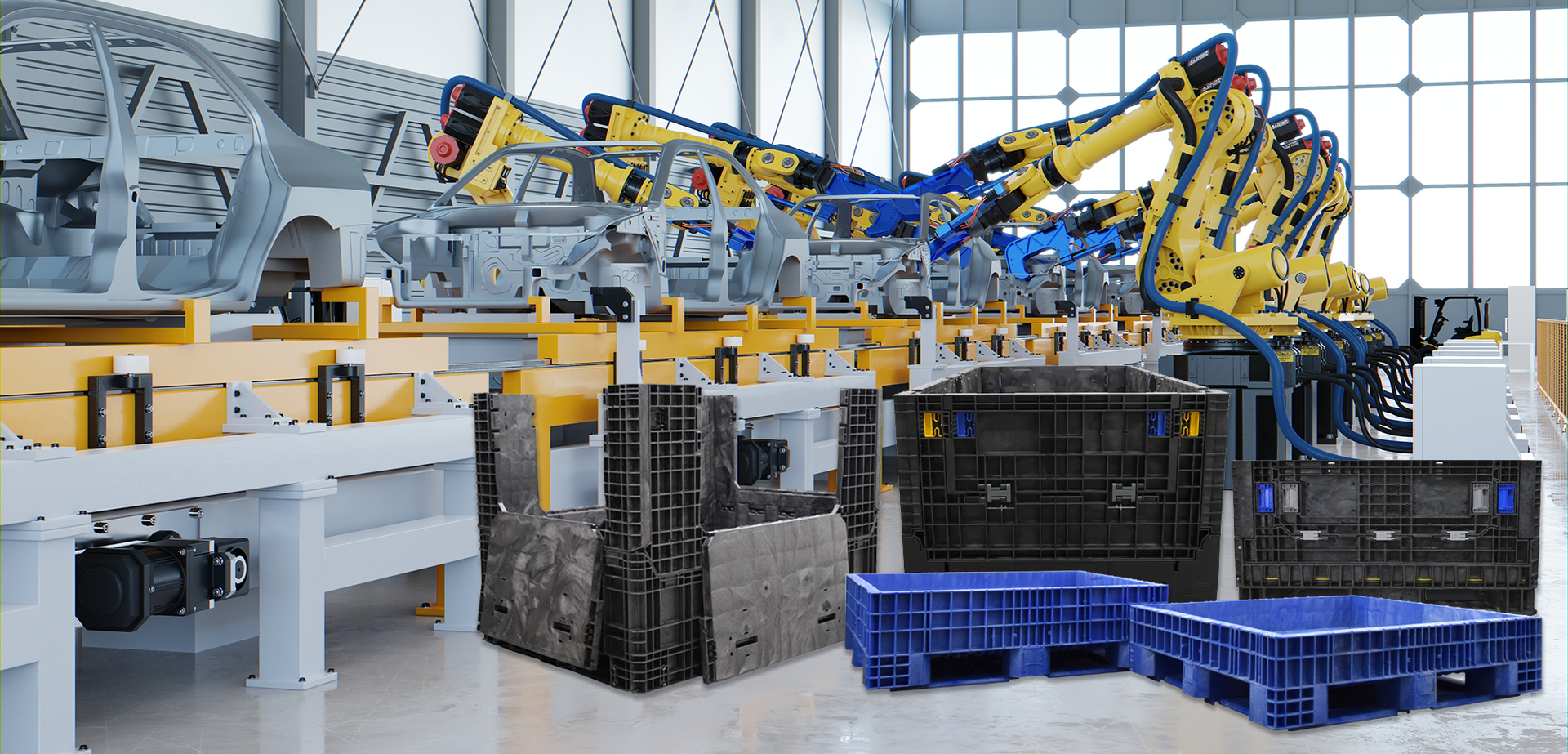 Maximize Efficiency: Bulk Containers in Automotive Supply Chains