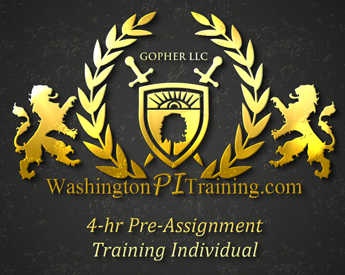 Washington PI Training | Private Investigator Training
