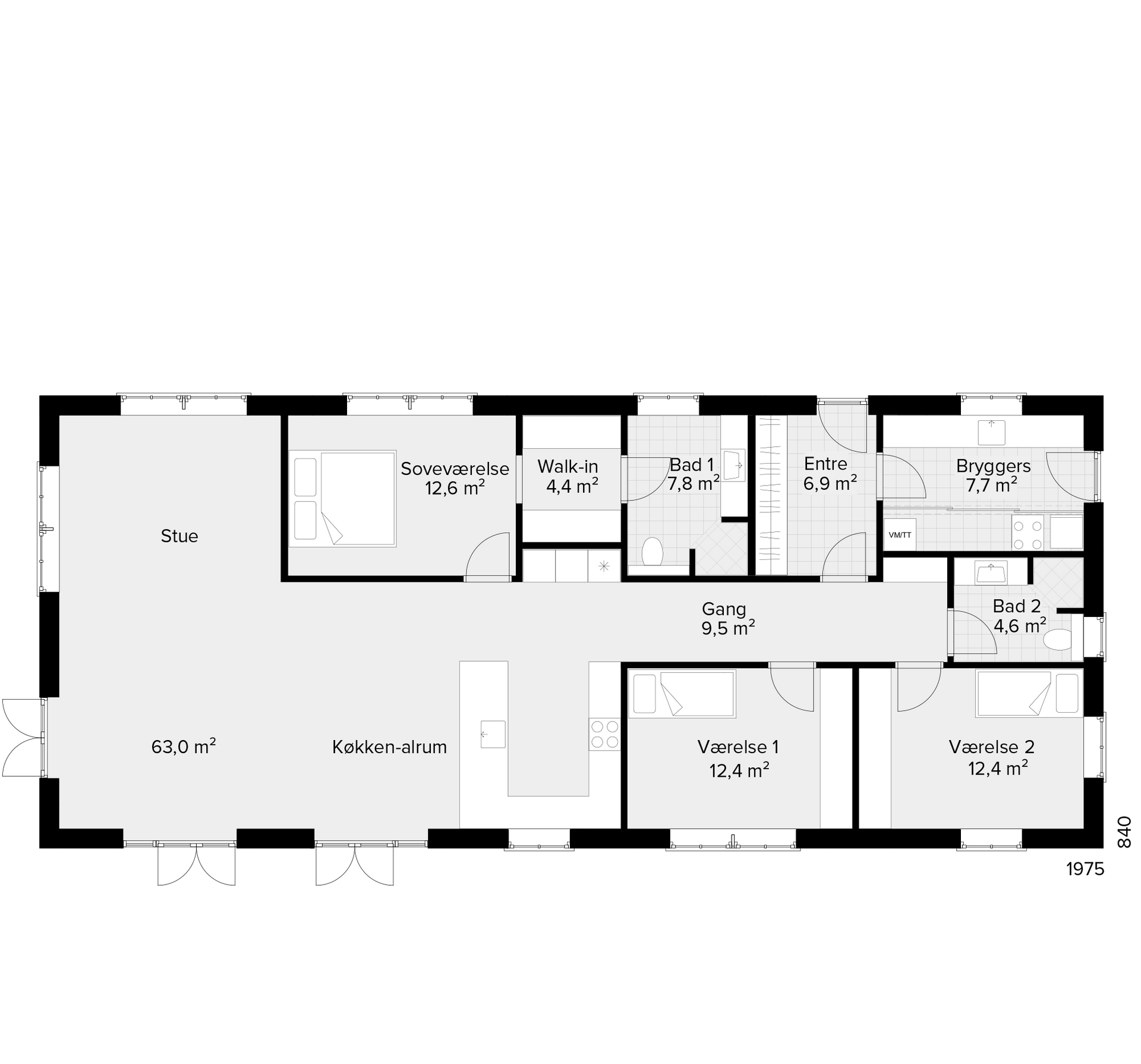 1-planshuse af "0-energi-huse" | Trelleborg
