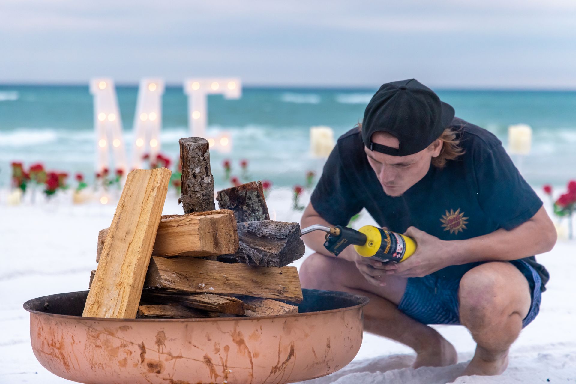 Bonfire Wedding Proposals | Destin Bonfire Company