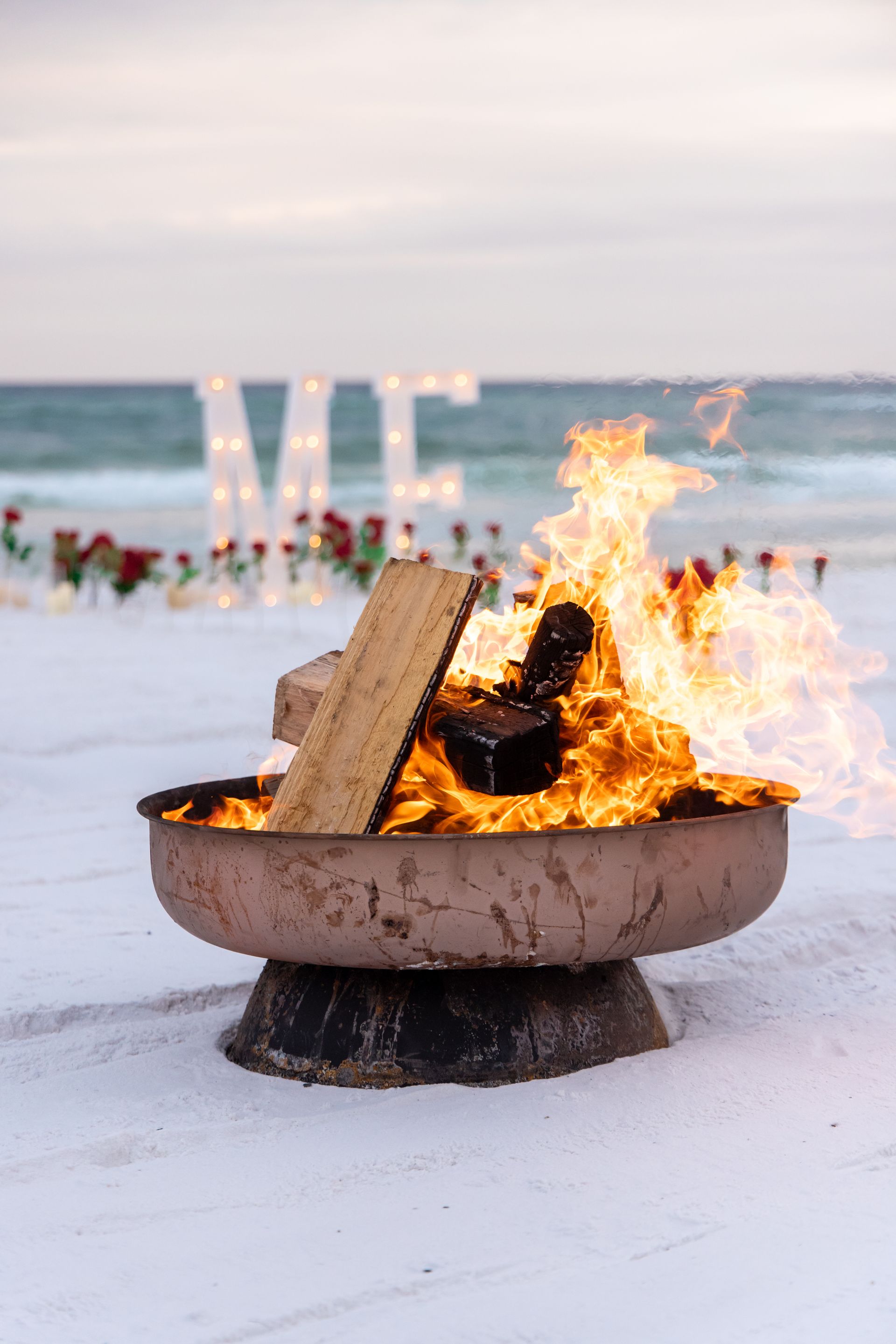 Bonfire Wedding Proposals | Destin Bonfire Company