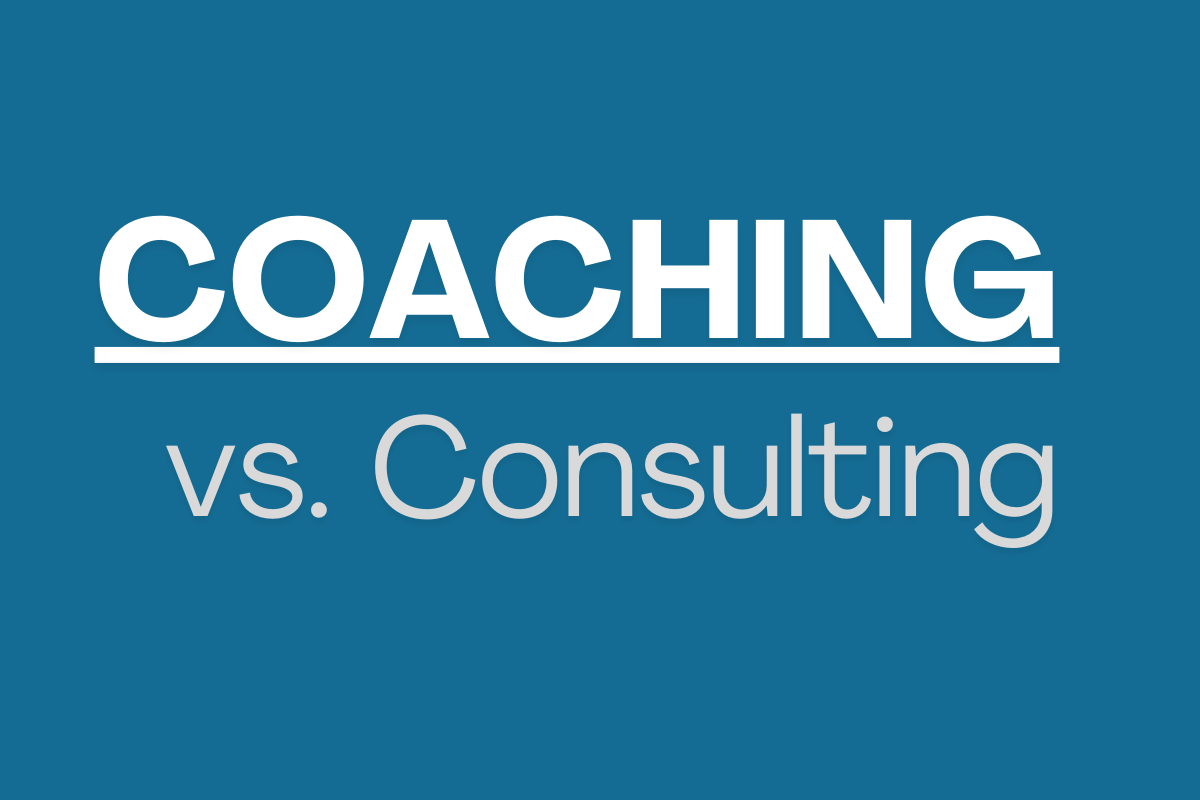 Coaching vs. Consulting: What's the Difference?