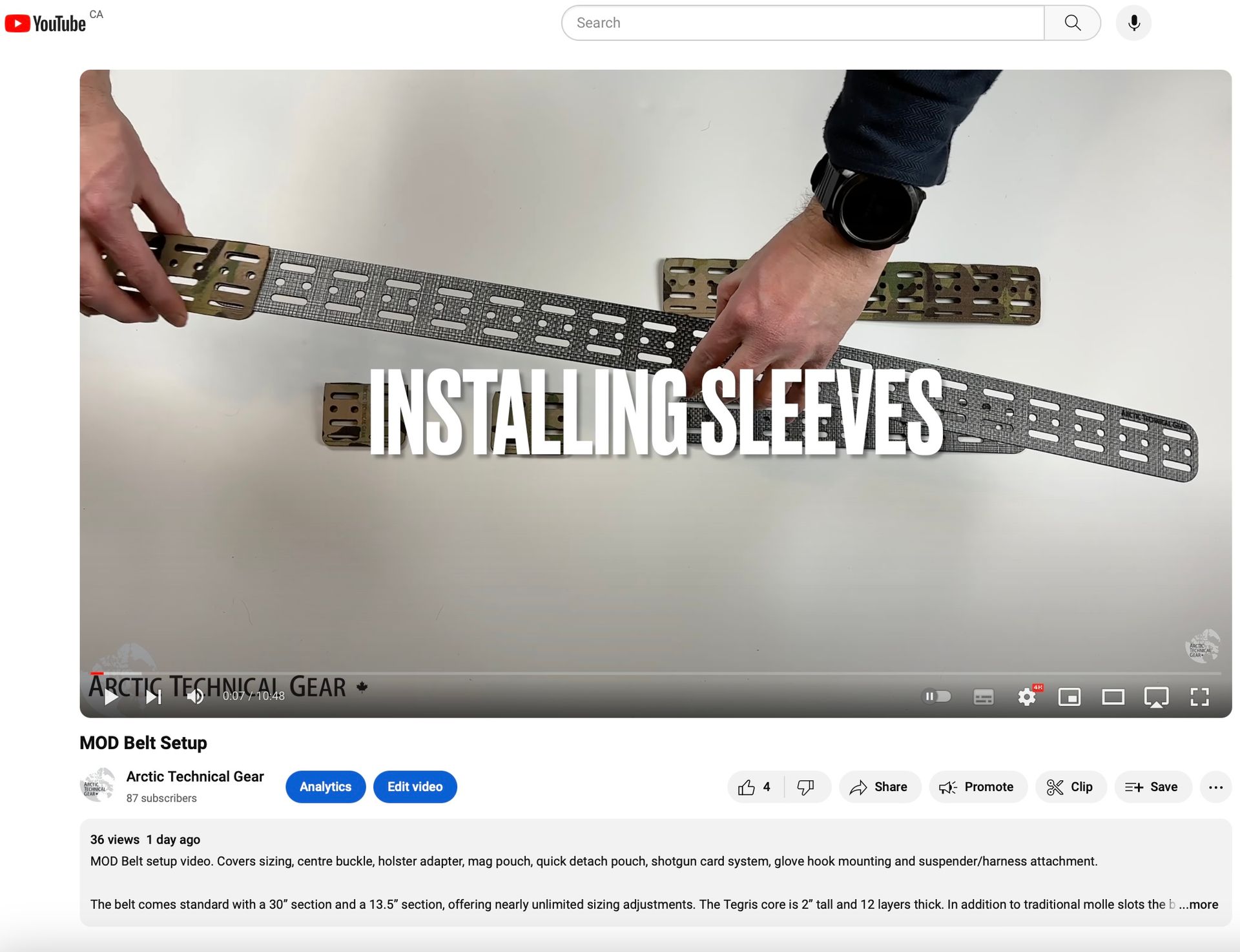 Arctic Technical Gear | TCR (Task-Configurable Rig)