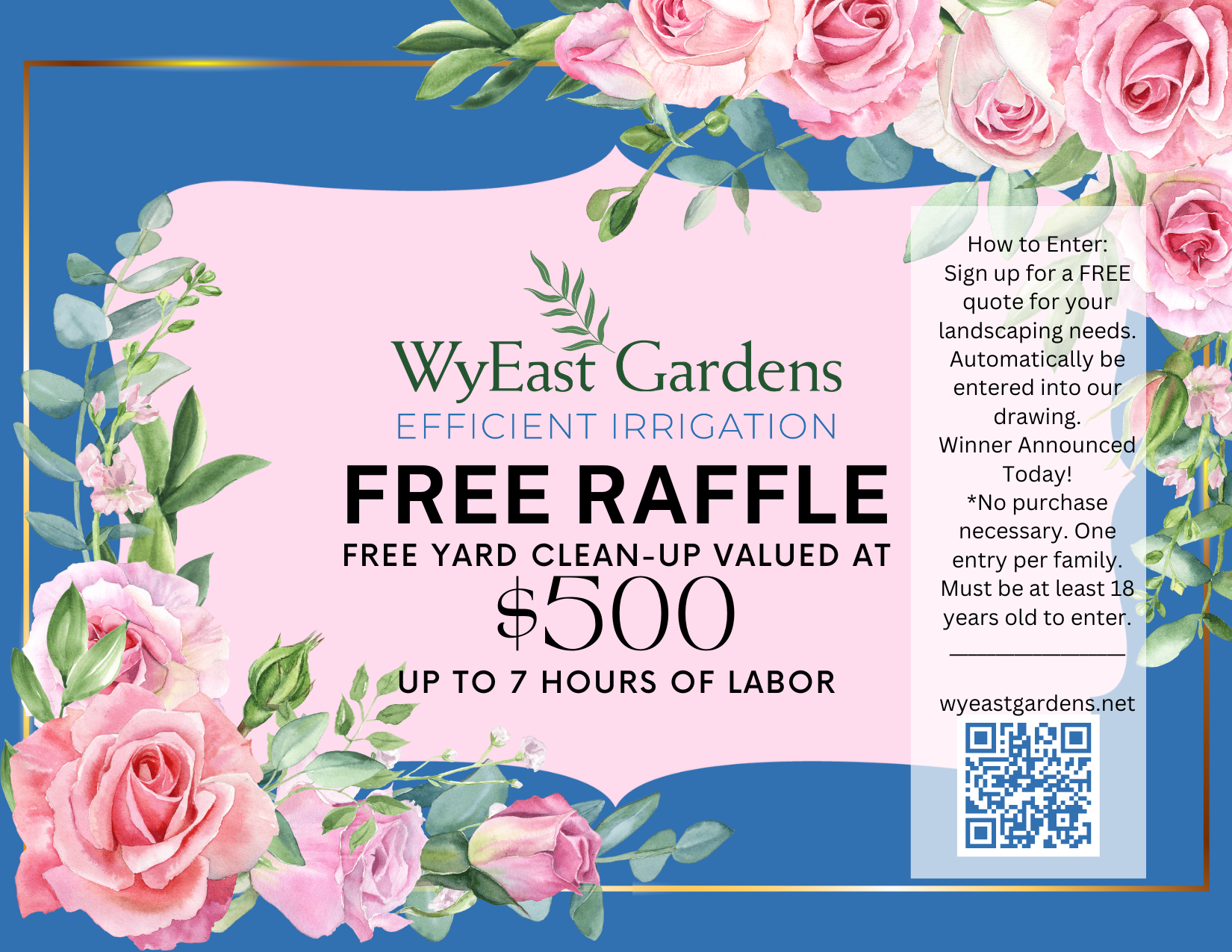 Win a FREE Yard Clean-Up!