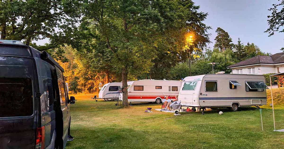 Camping i Motala för husvagn, husbil och tält