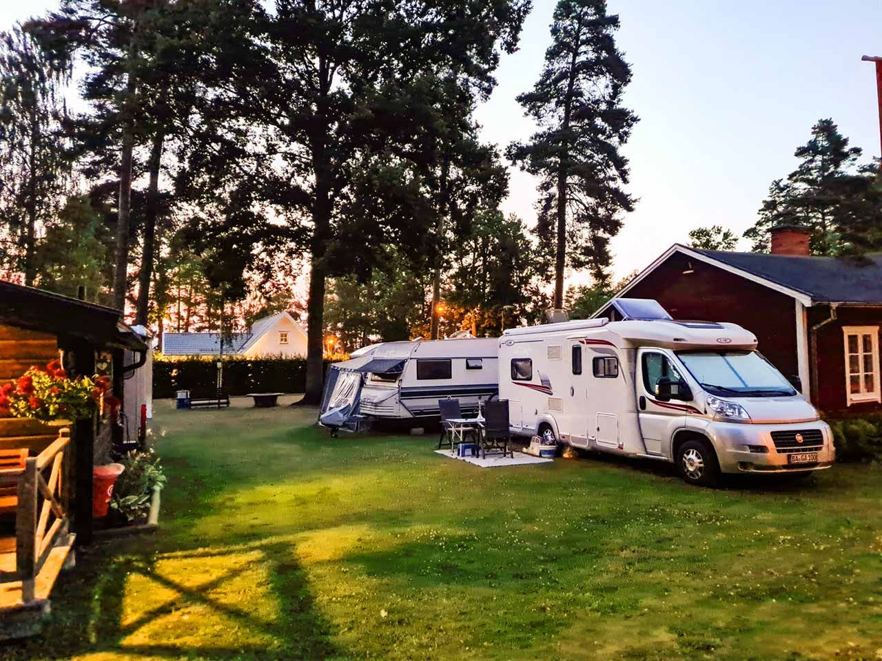 Camping i Motala för husvagn, husbil och tält