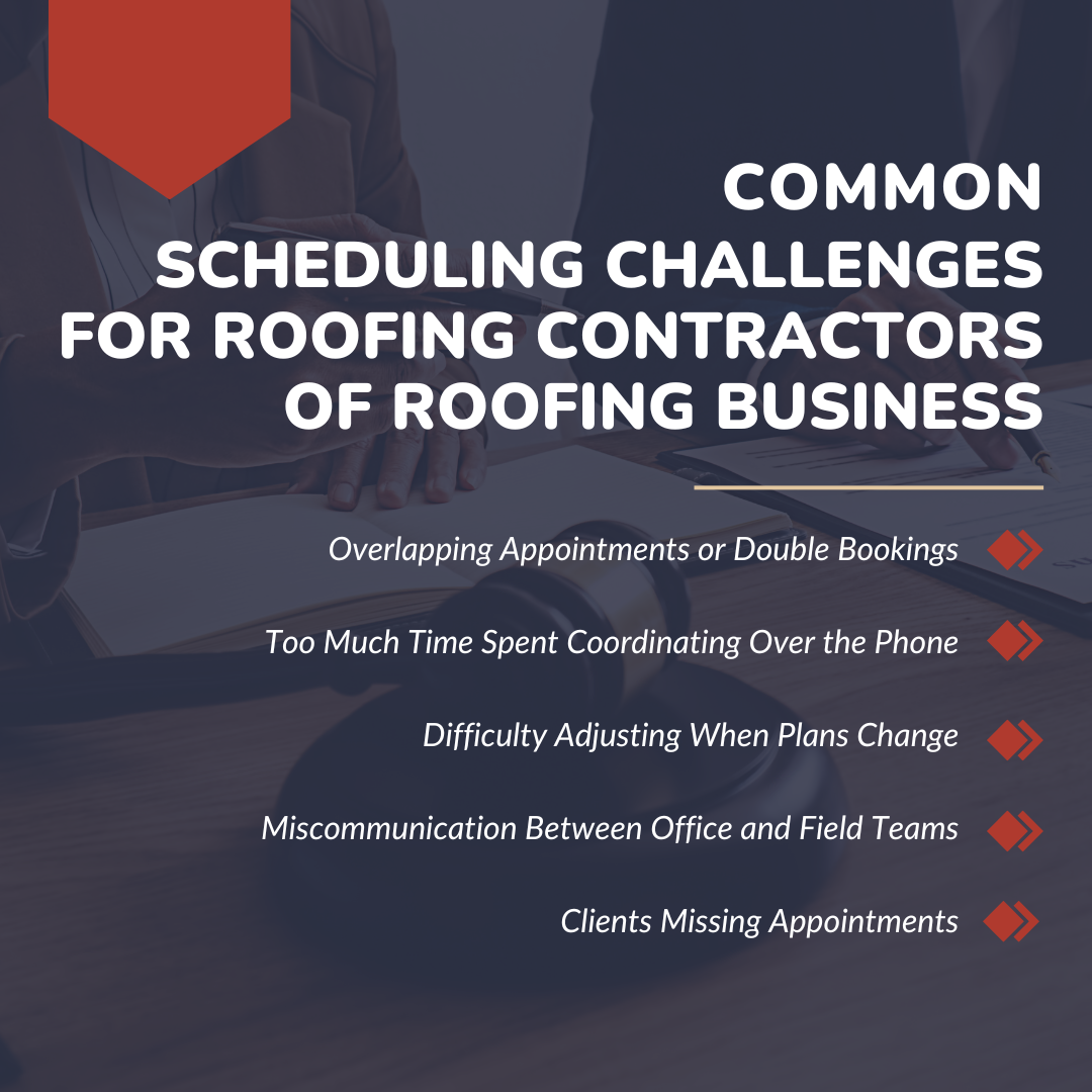 Appointment Scheduling Software for Roofing Contractors