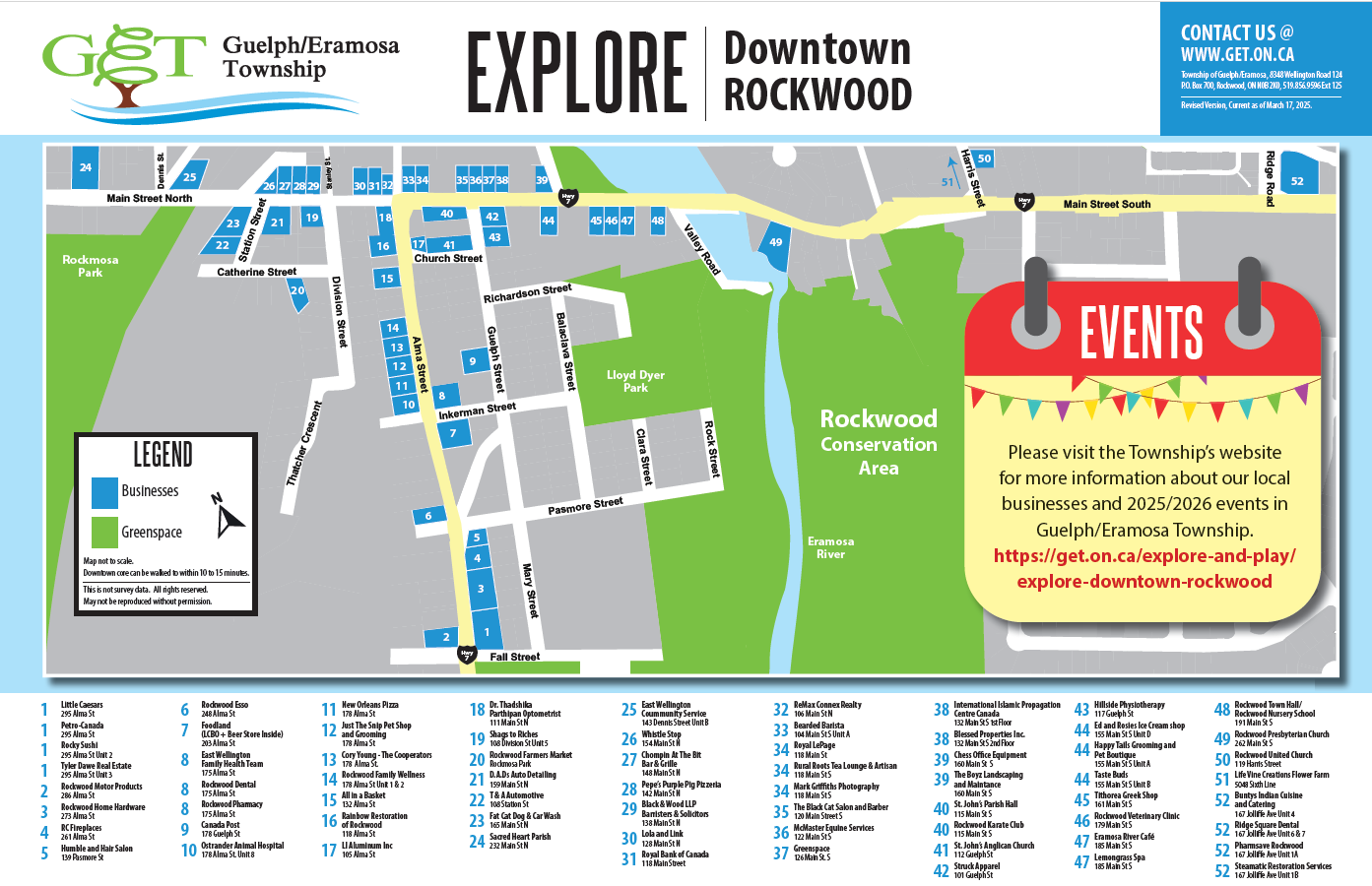 Support Local Businesses | Rockwood, ON