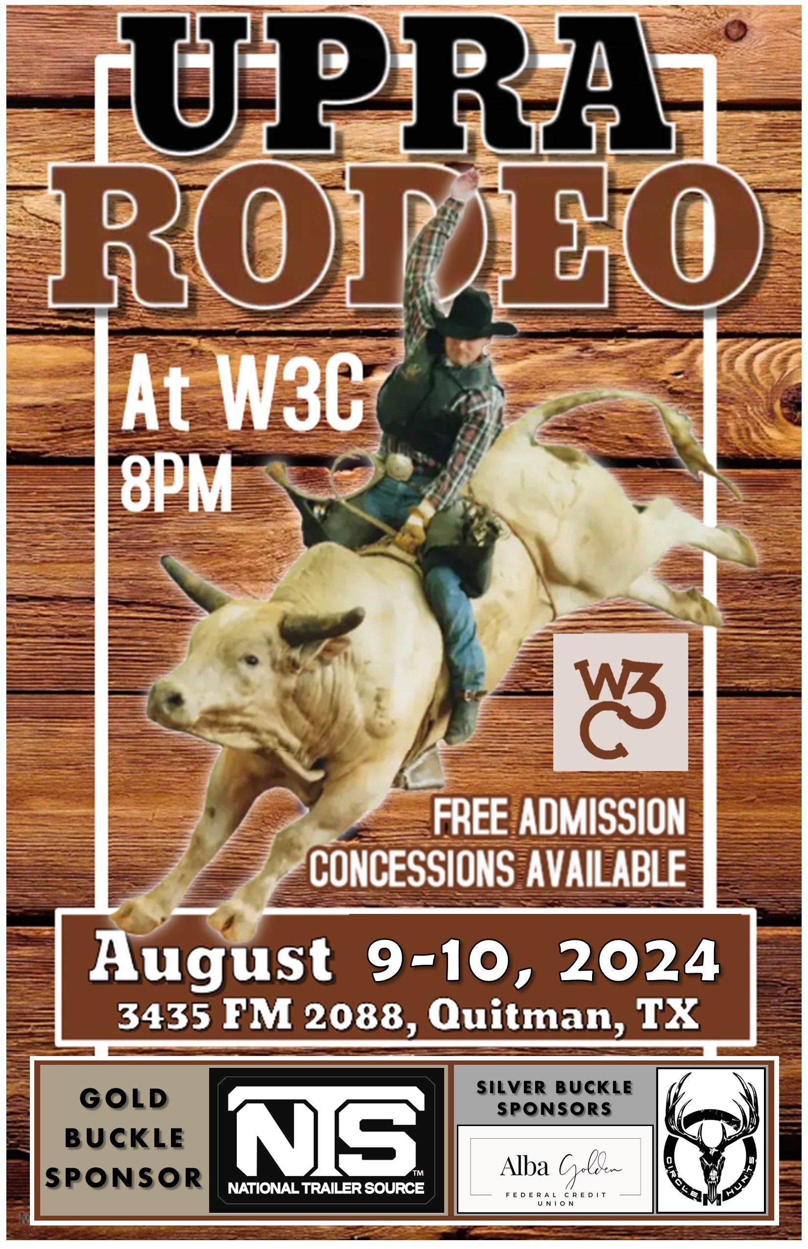 UPRA Rodeo to be held Aug 9-10!