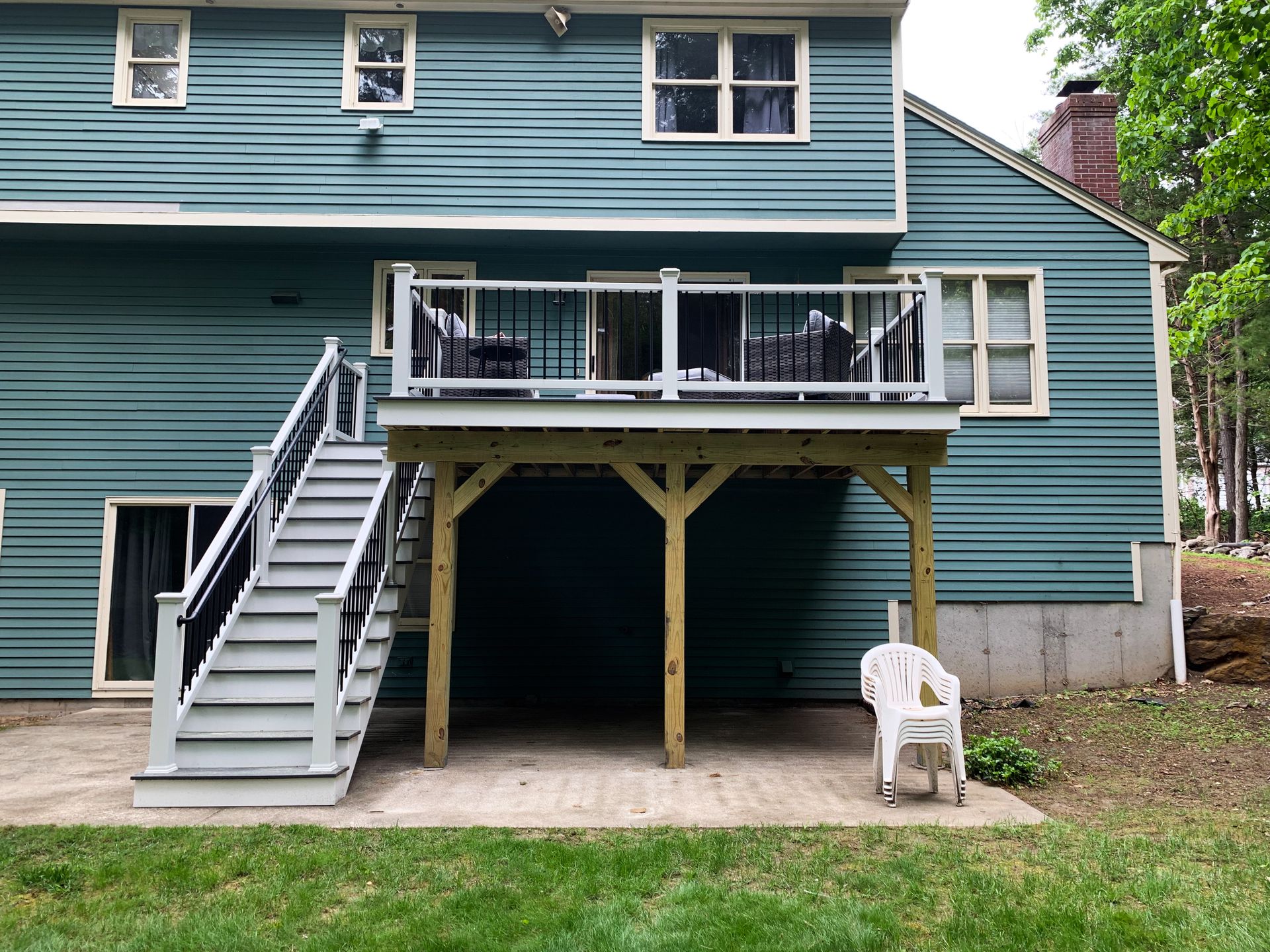 Second Floor Deck | Deck It | Bolton, MA