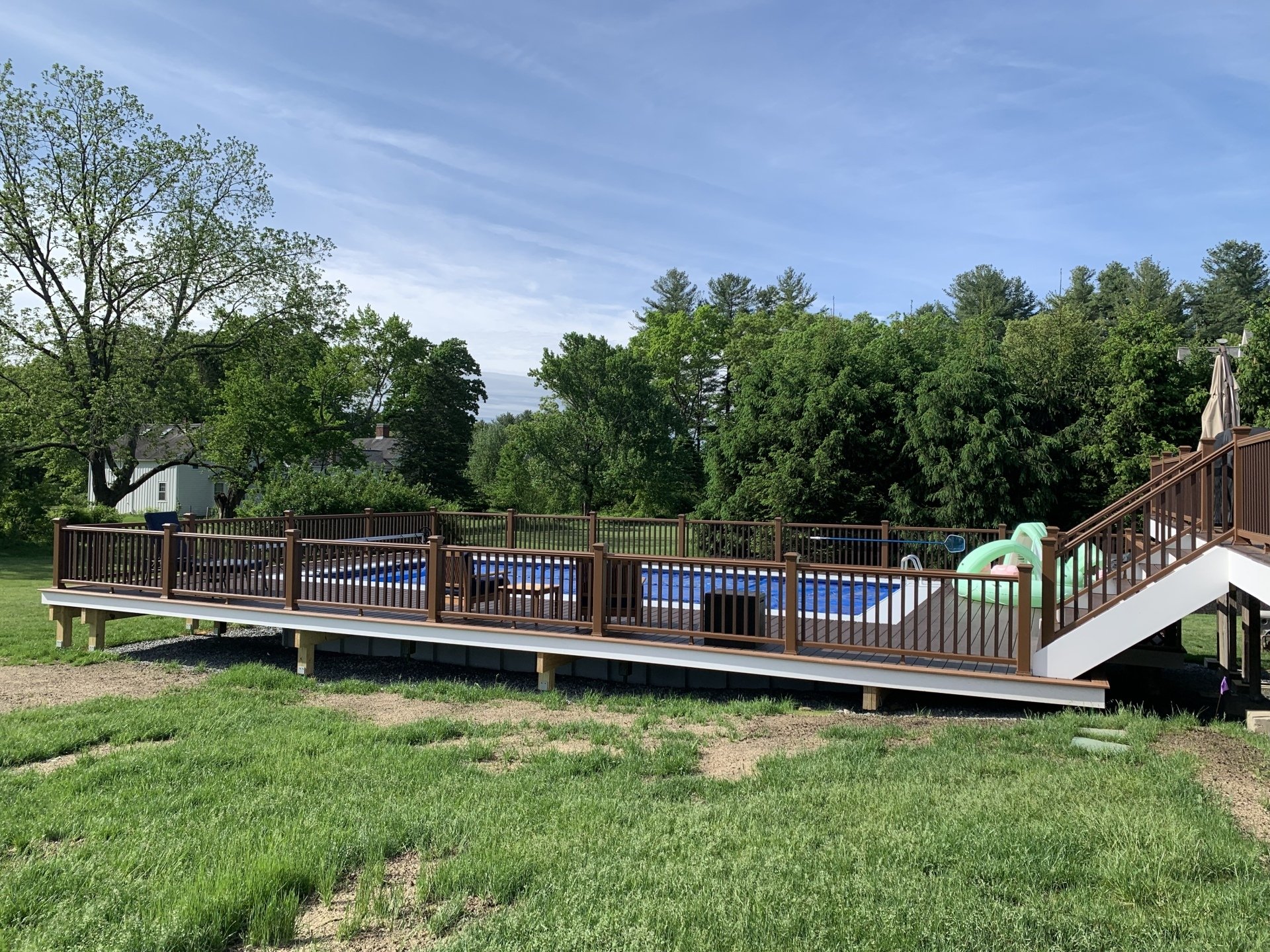 Trex Deck Tiki Torch & Trex Vintage Lantern | Deck It | Southborough, MA