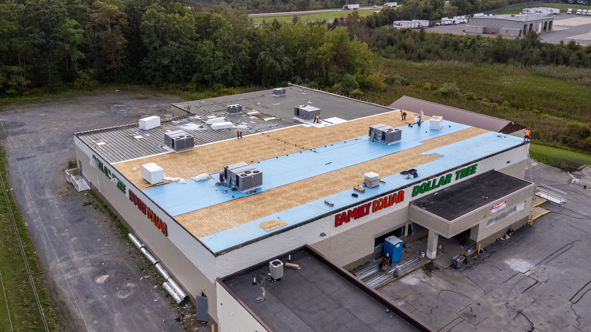 Commercial Re-Roofing Solution | Midtech Standing Seam