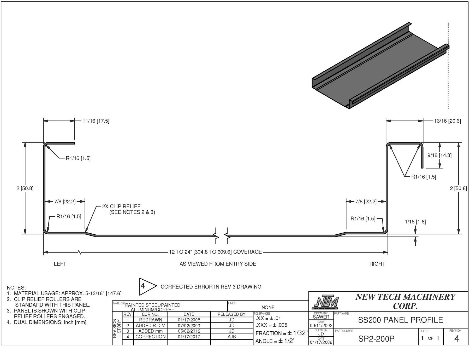Panel Profiles | Midtech Standing Seam | State College