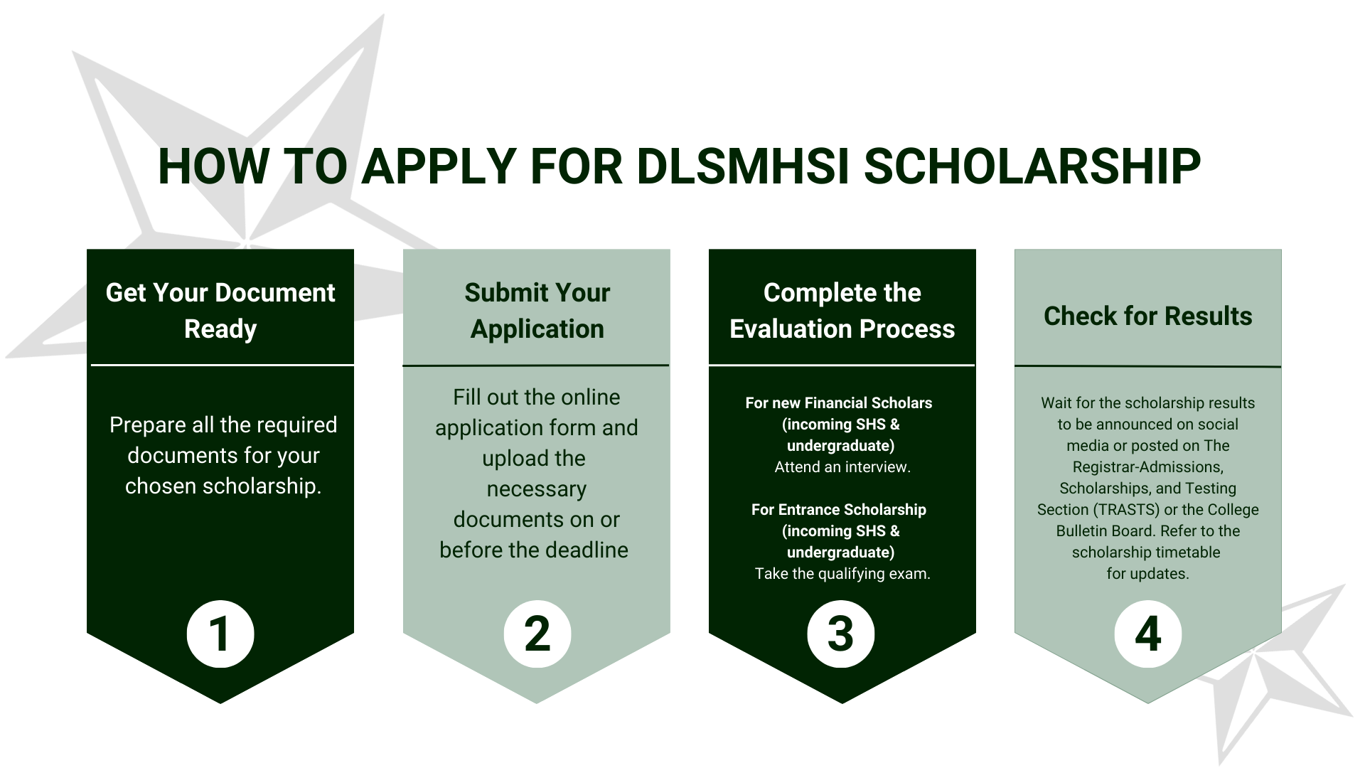 Scholarship Programs | DLSMHSI