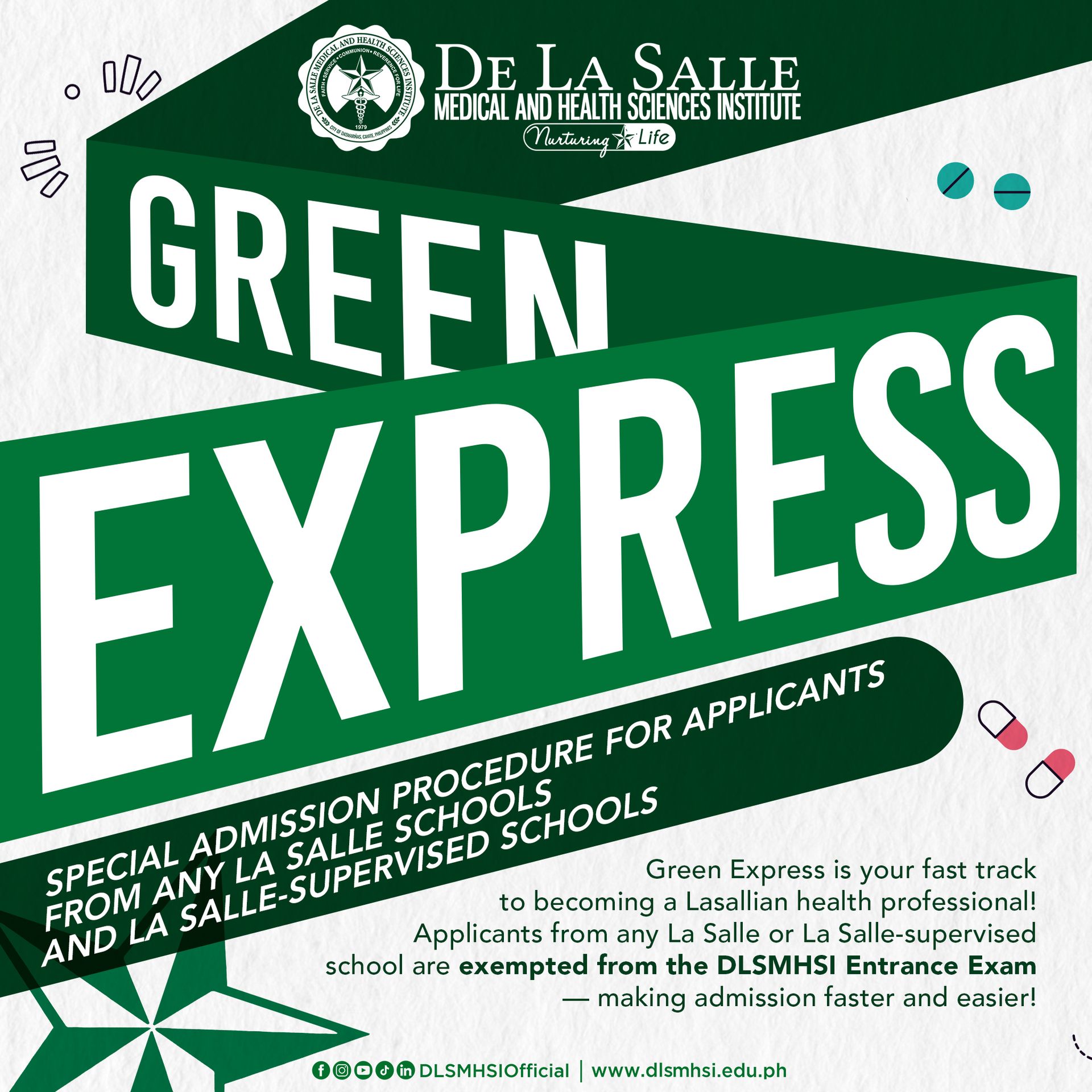 Green Express | Admissions | Online Application for Undergraduate ...