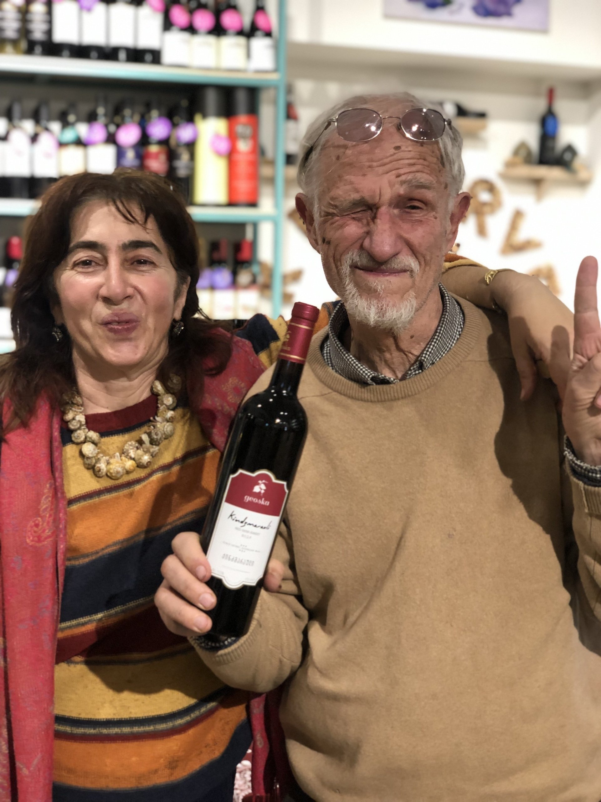 The best wine of Georgian grapes with Traditional method.