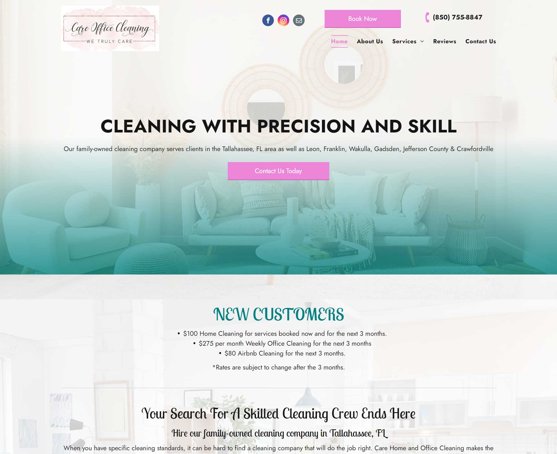 Janitorial Services Portfolio | Engage Website Design