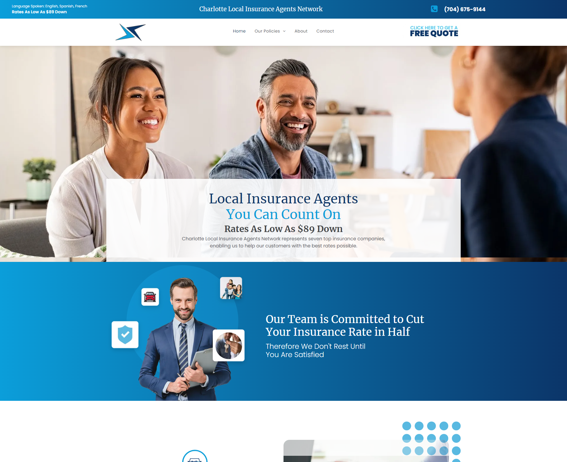 Insurance Portfolio | Engage Website Design