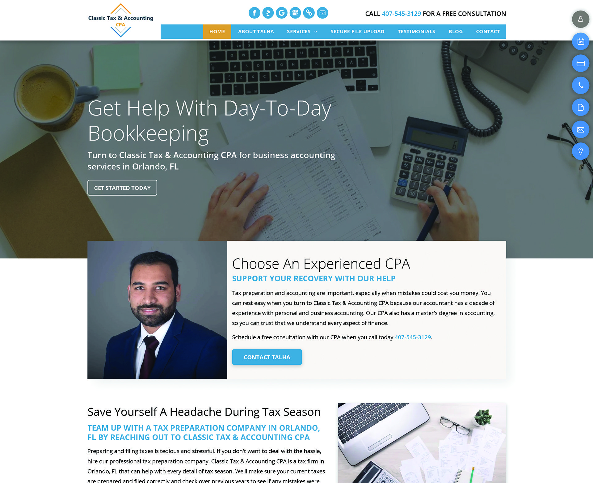 Accounting Portfolio | Engage Website Design
