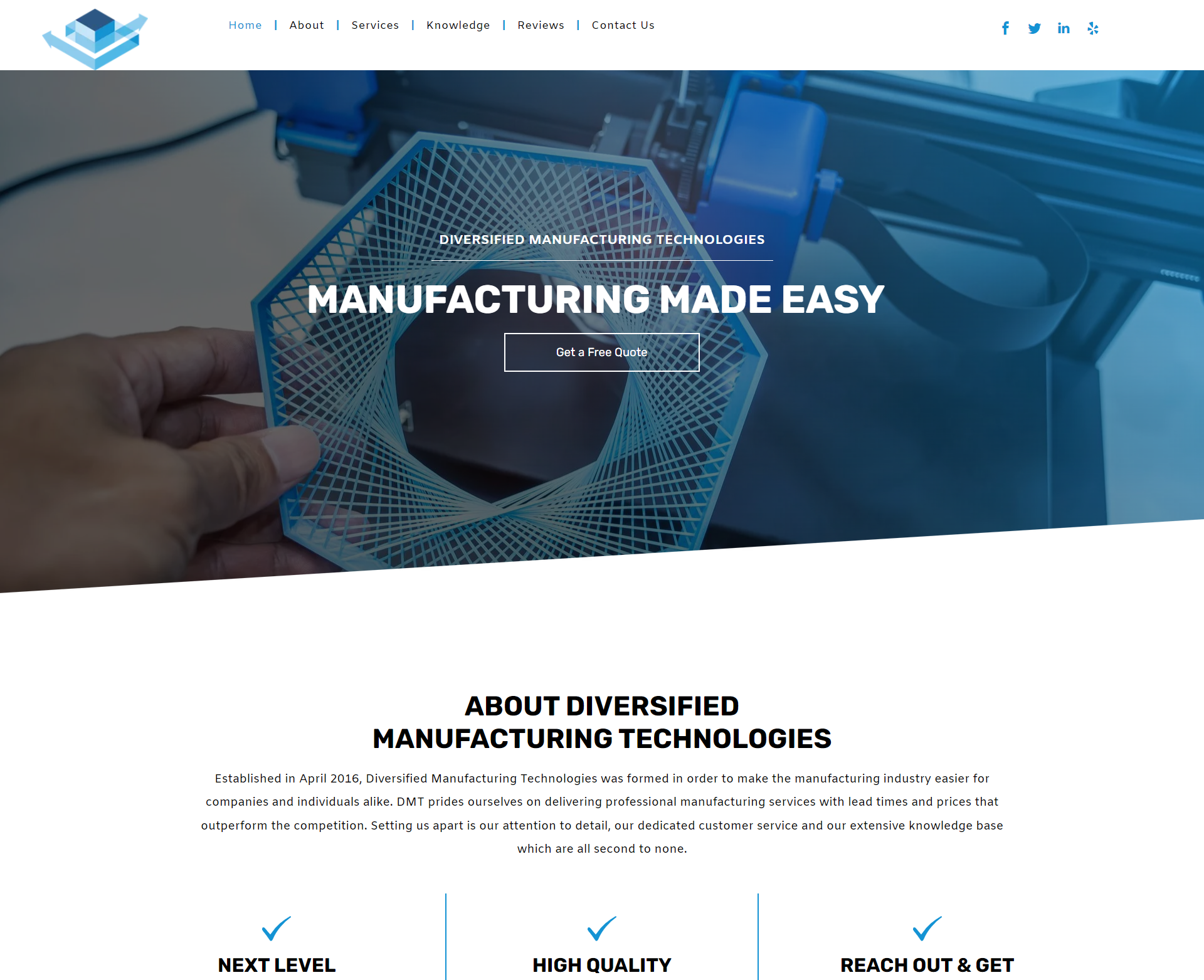 Industrial & Technical Portfolio | Engage Website Design