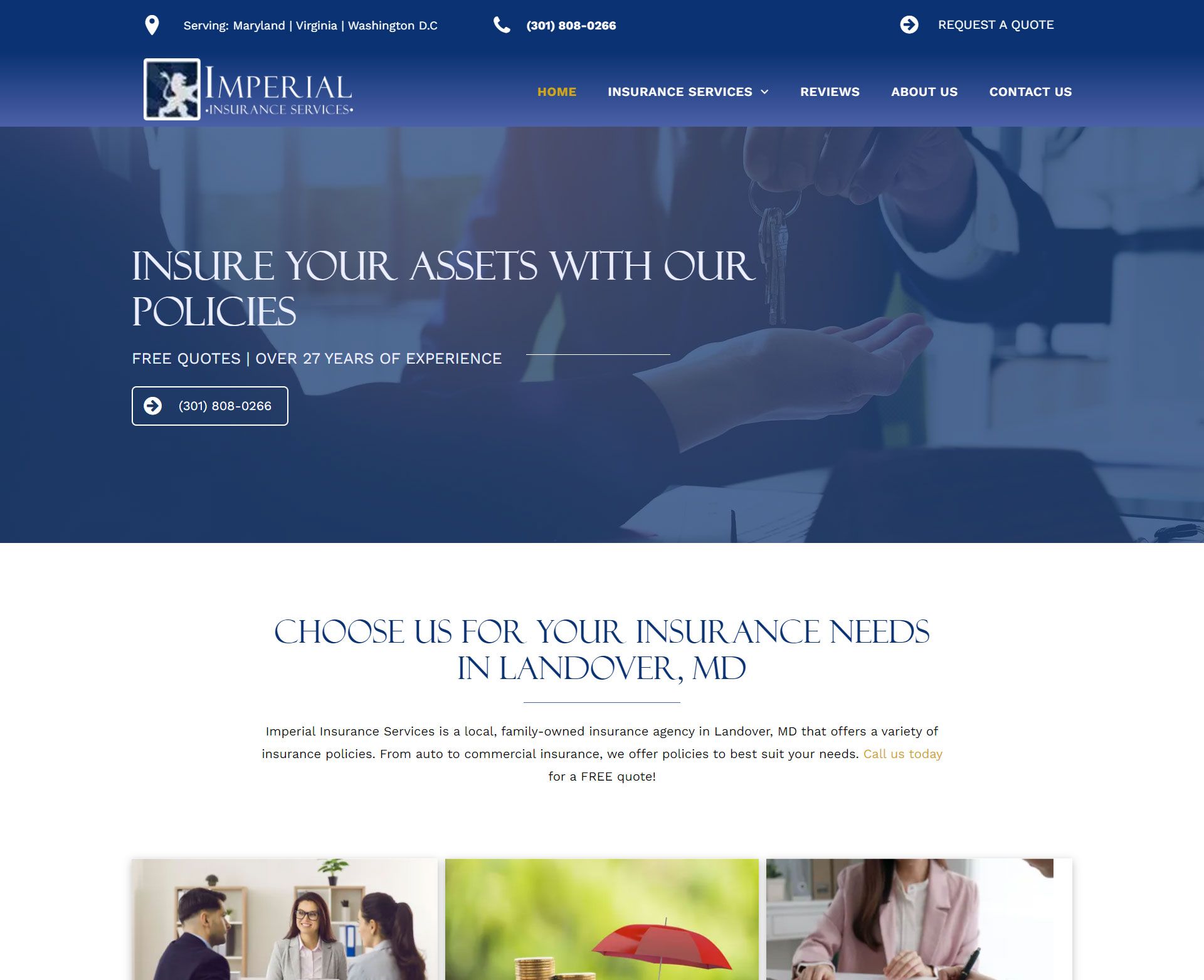 Insurance Portfolio | Engage Website Design