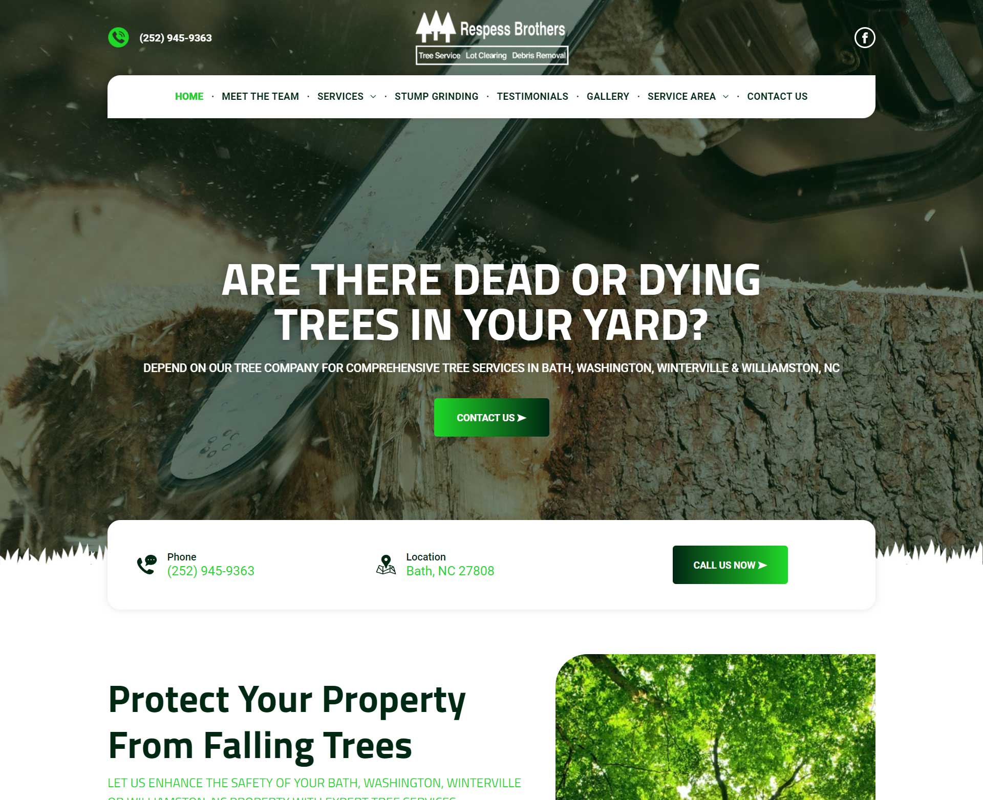 Landscape & Tree Portfolio | Engage Website Design