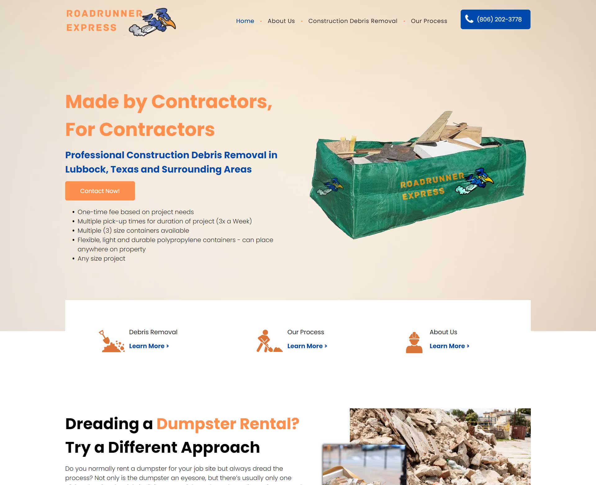 Construction, Remodeling & Roofing Portfolio | Engage Website Design