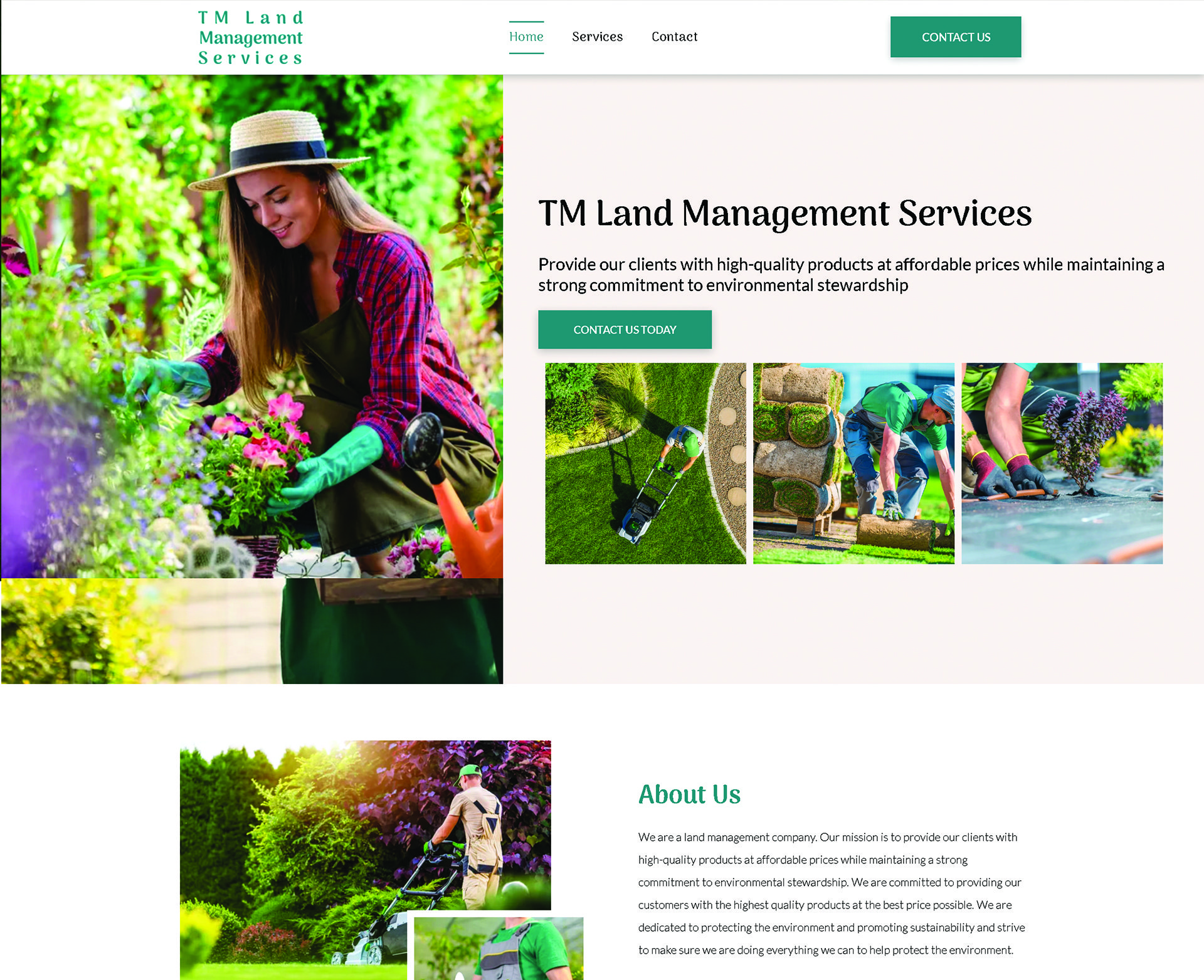 Landscape & Tree Portfolio | Engage Website Design