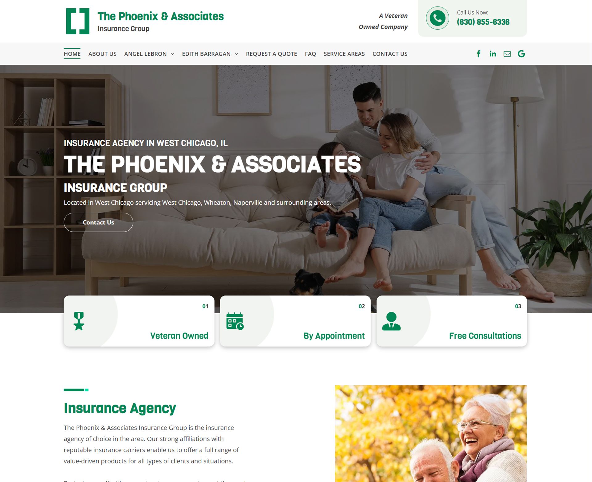 Insurance Portfolio | Engage Website Design