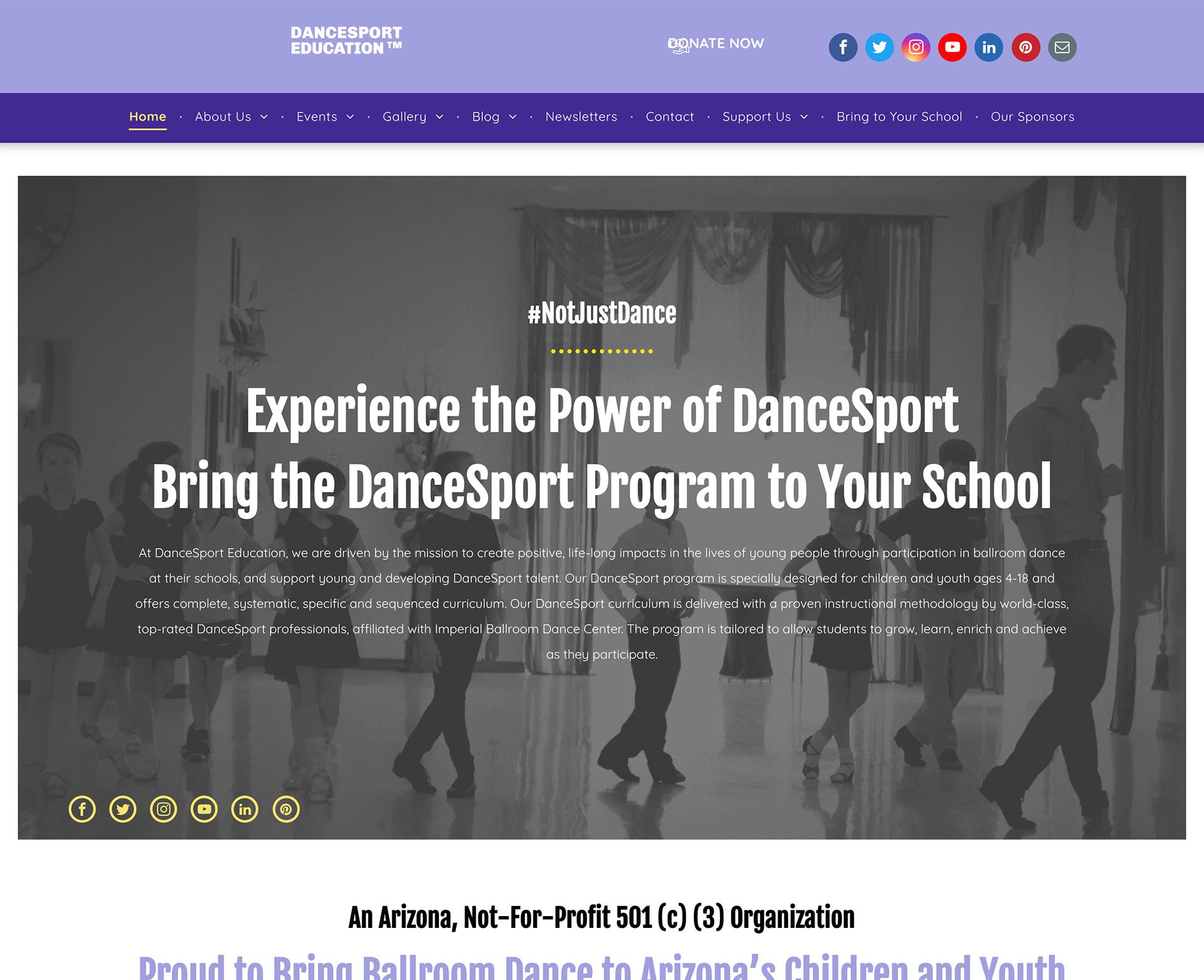 Dance Studio Portfolio | Engage Website Design
